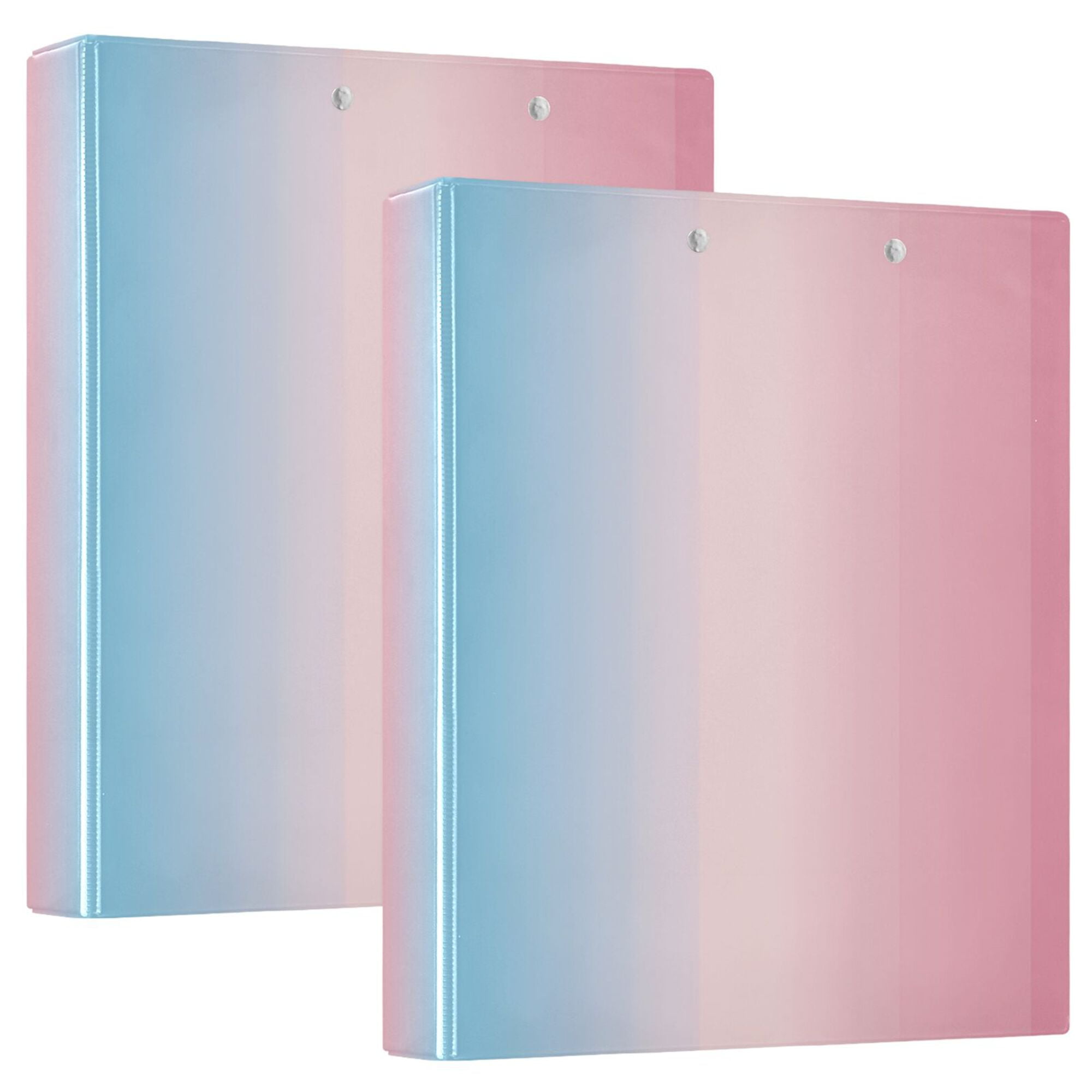 FORMRS 3 Ring Binder 1.5 inch with Pockets Set of 2 Clip Board 200 ...