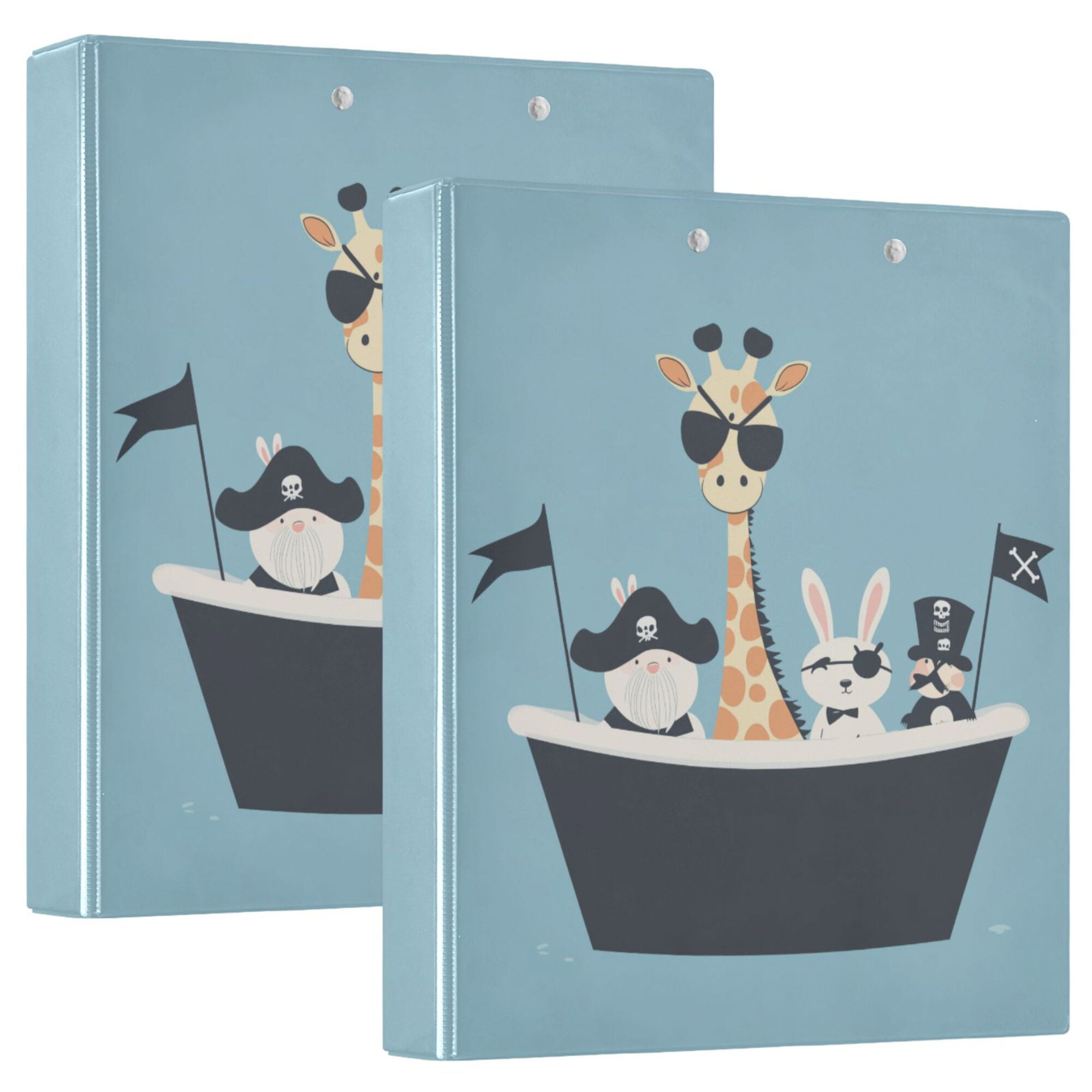 FORMRS 3 Ring Binder 1.5 inch with Pockets Set of 2 Clip Board 200 ...