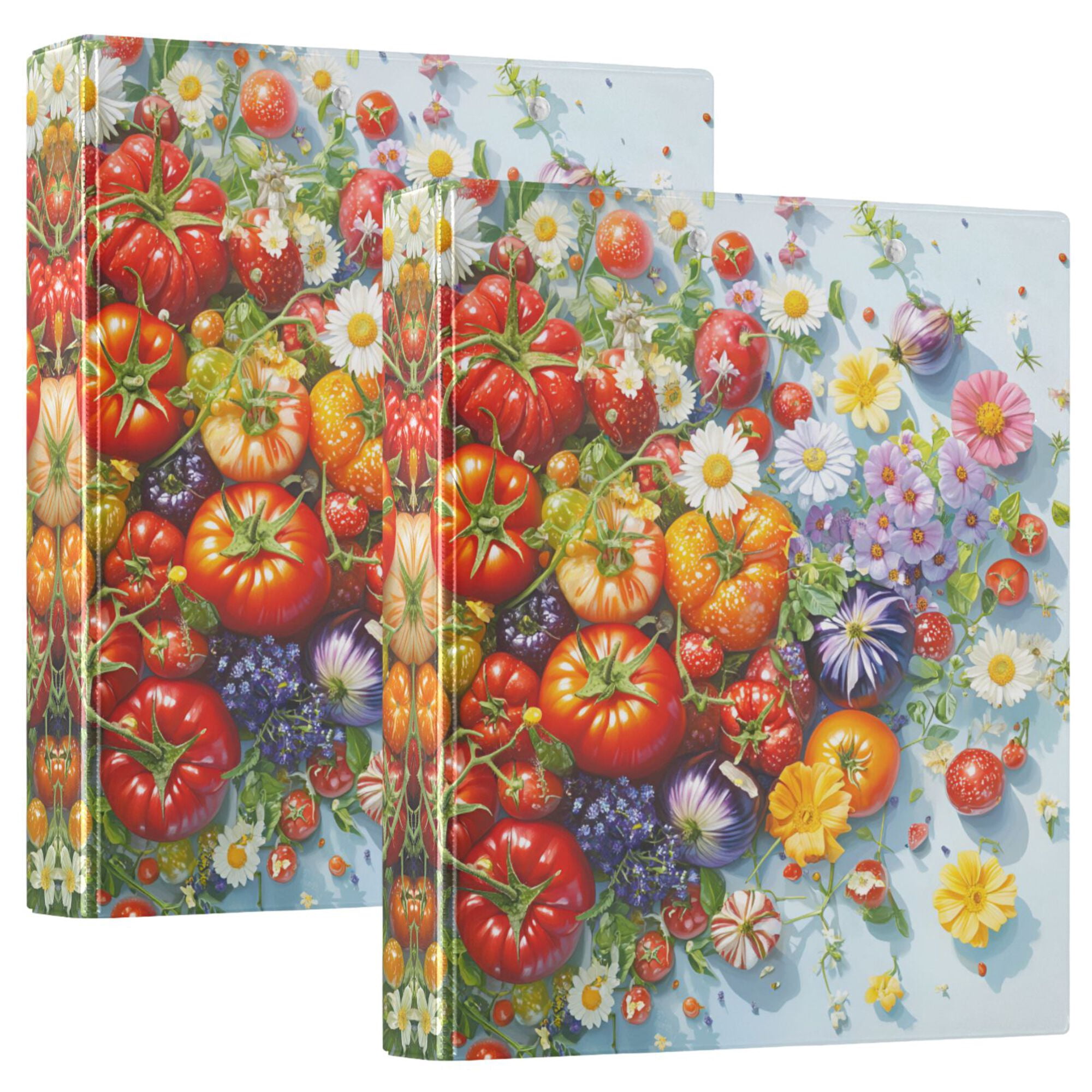 FORMRS 3 Ring Binder 1.5 inch with Pockets Set of 2 Clip Board 200 ...