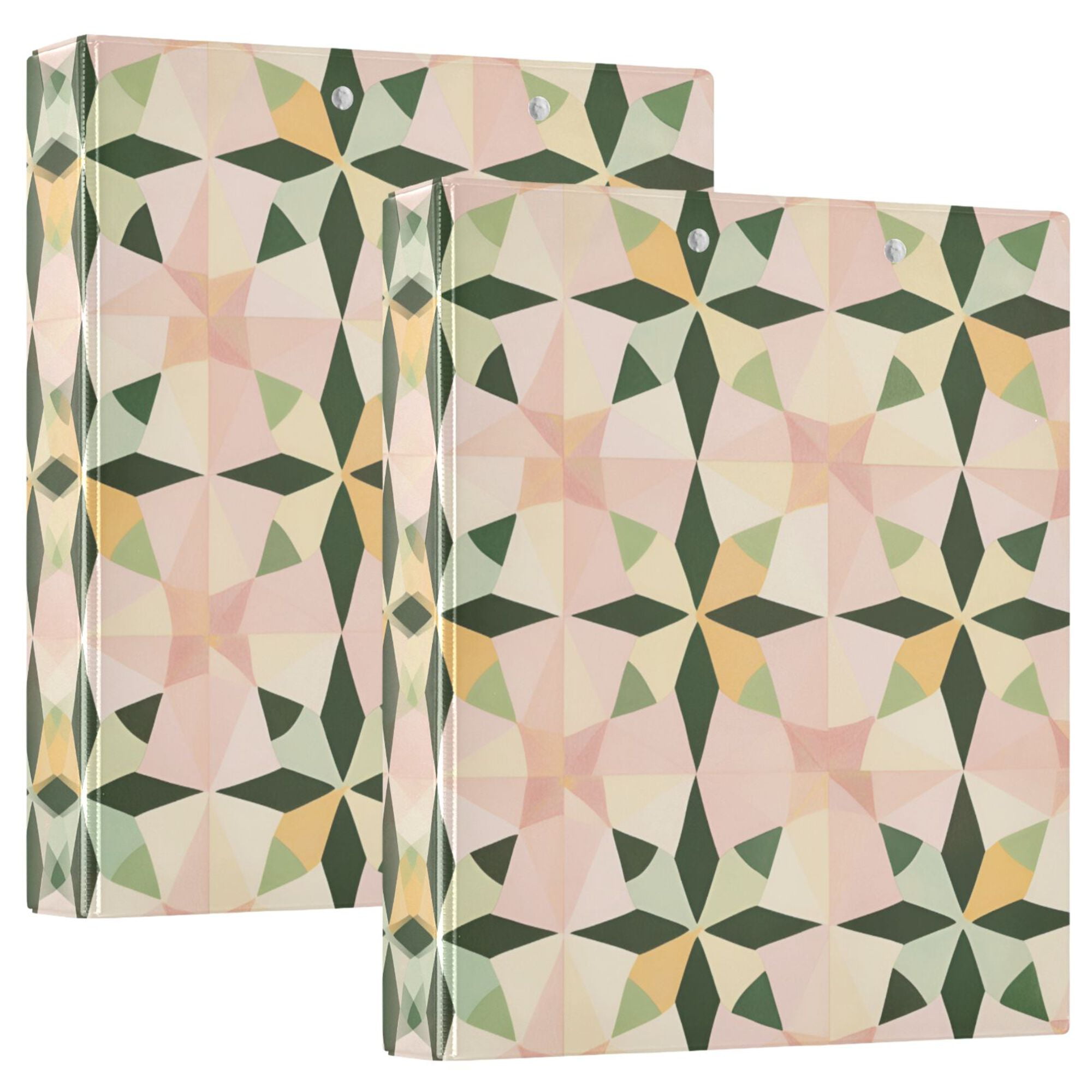 FORMRS 3 Ring Binder 1.5 inch with Pockets Set of 2 Clip Board 200 ...