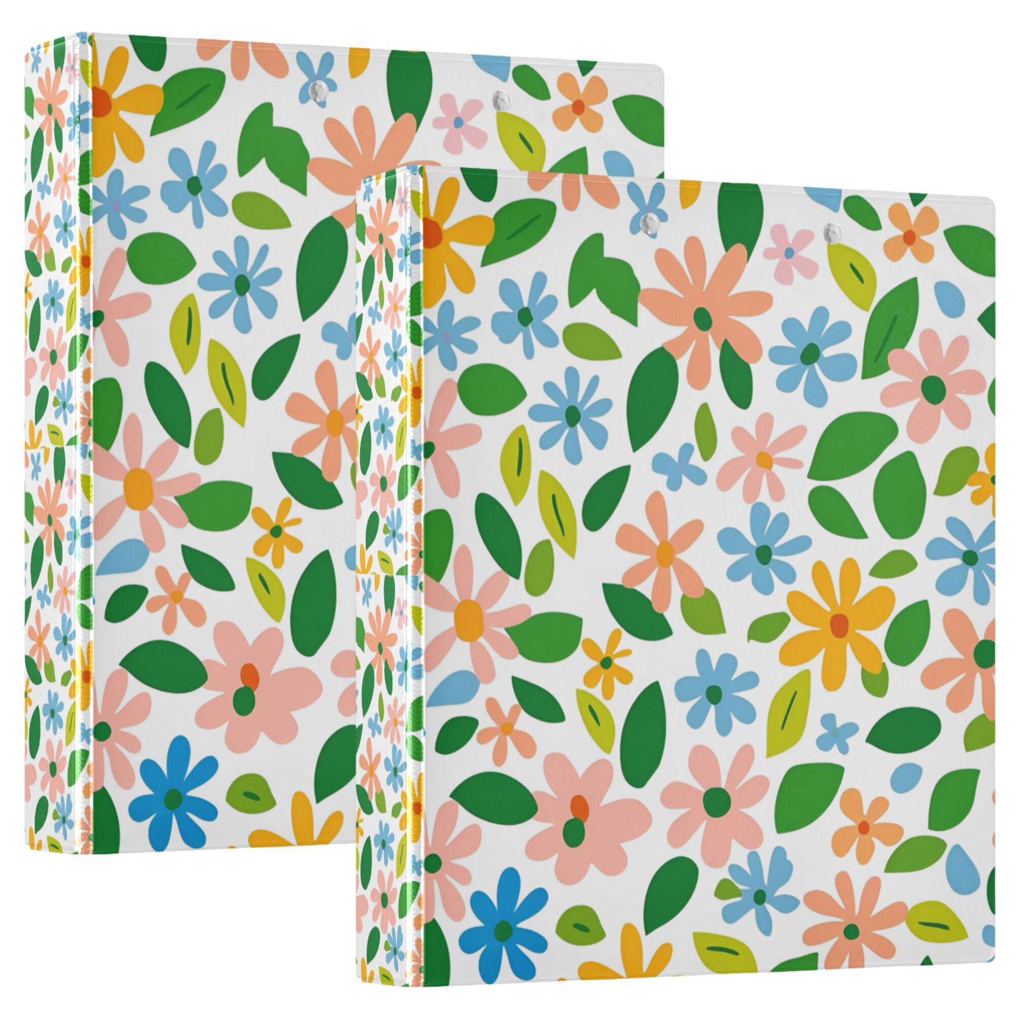 FORMRS 3 Ring Binder 1.5 inch with Pockets Set of 2 Clip Board 200 ...