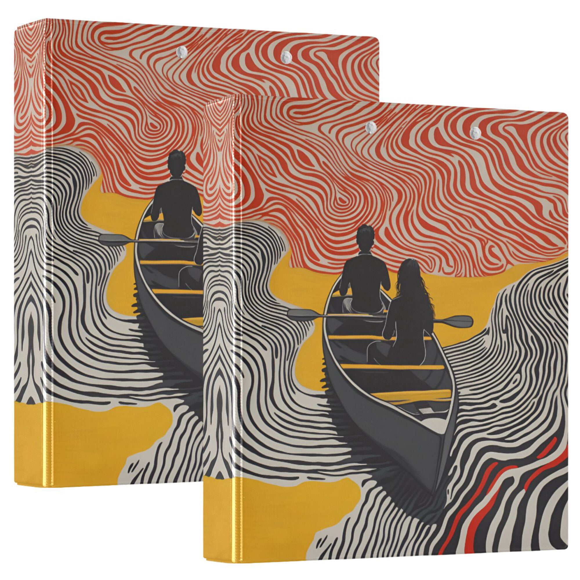 FORMRS 3 Ring Binder 1.5 inch with Pockets Set of 2 Clip Board 200 ...