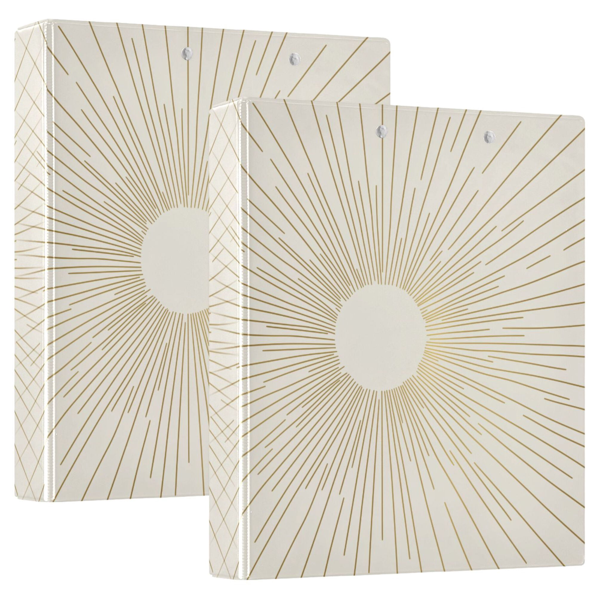 FORMRS 3 Ring Binder 1.5 inch with Pockets Set of 2 Clip Board 200 ...