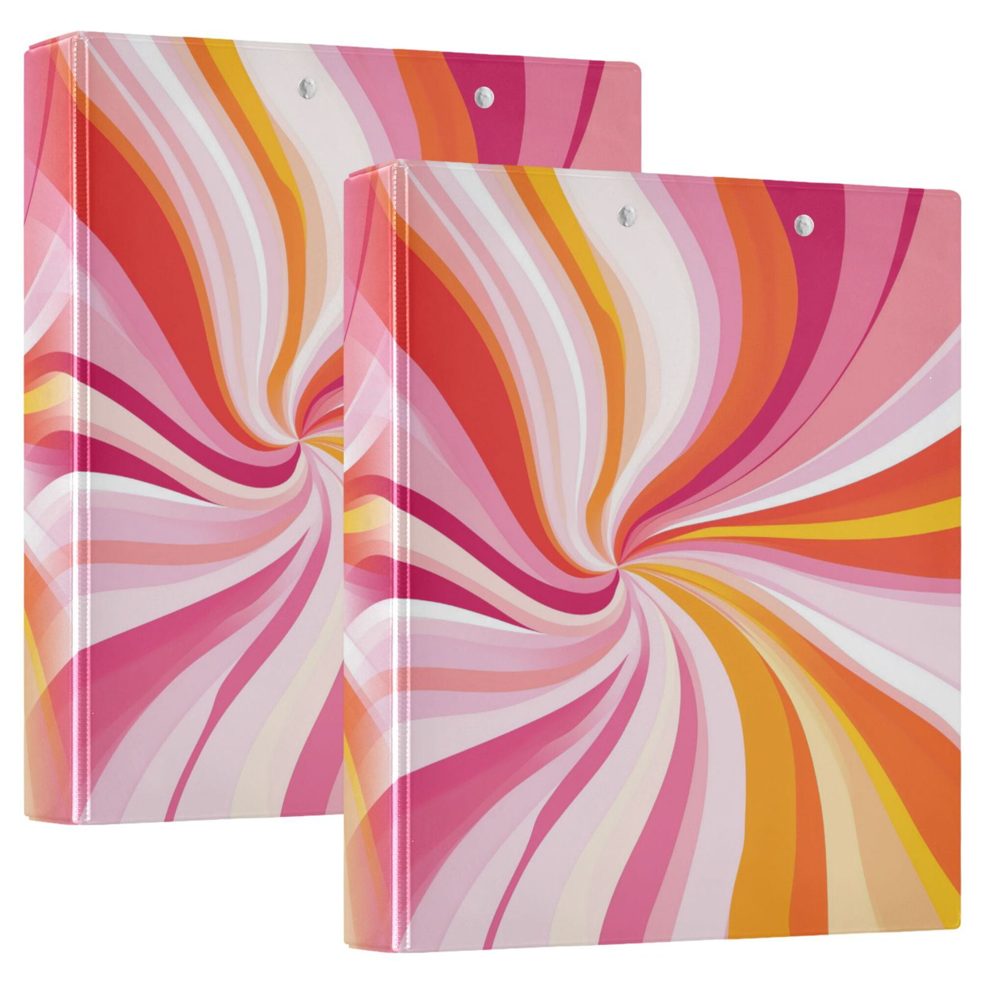 FORMRS 3 Ring Binder 1.5 inch with Pockets Set of 2 Clip Board 200 ...