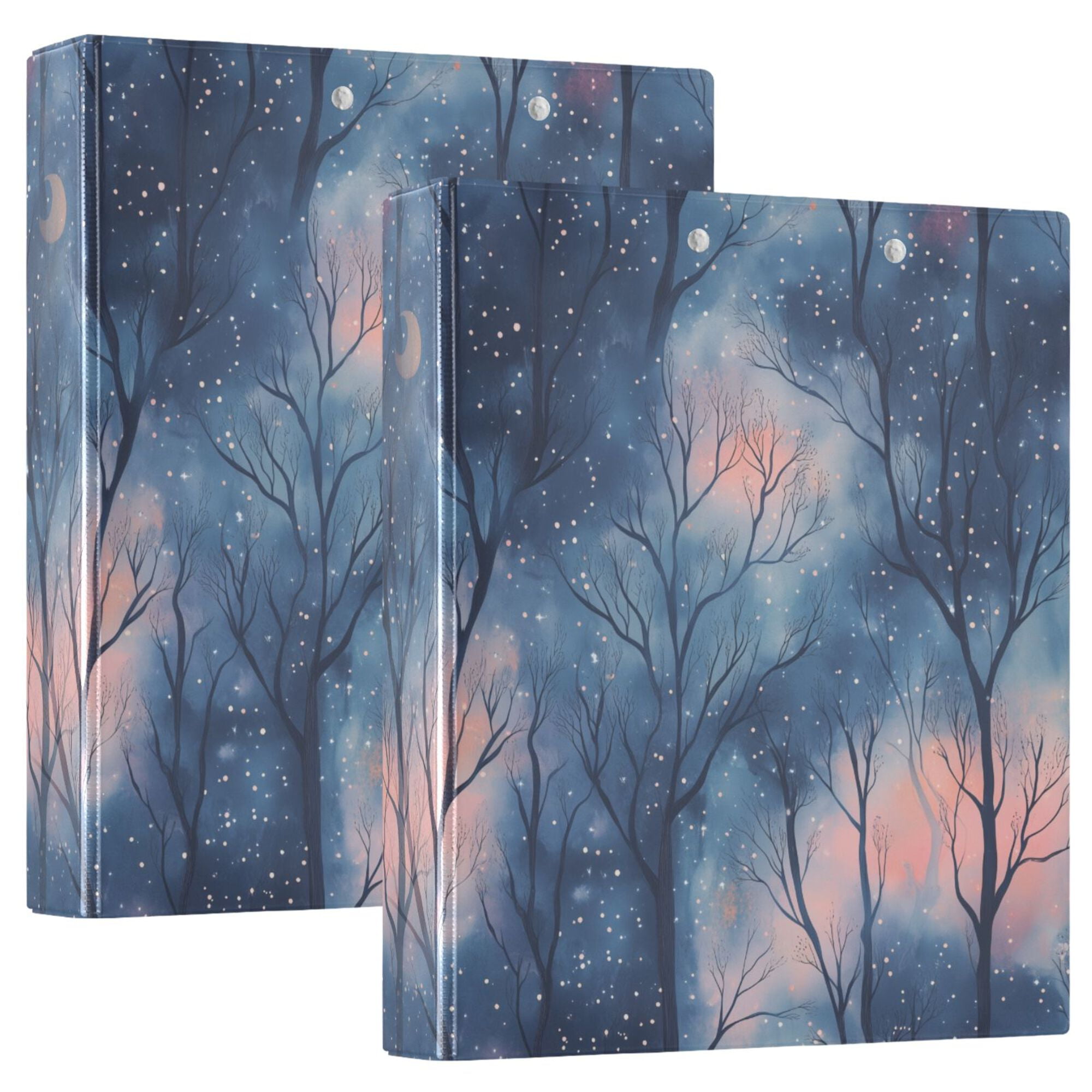 FORMRS 3 Ring Binder 1.5 inch with Pockets Set of 2 Clip Board 200 ...