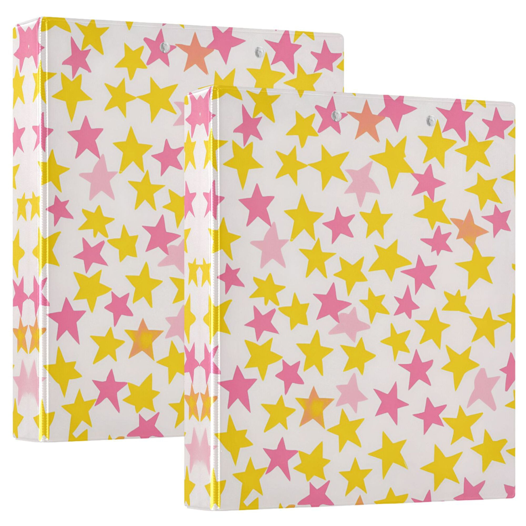 FORMRS 3 Ring Binder 1.5 inch with Pockets Set of 2 Clip Board 200 ...