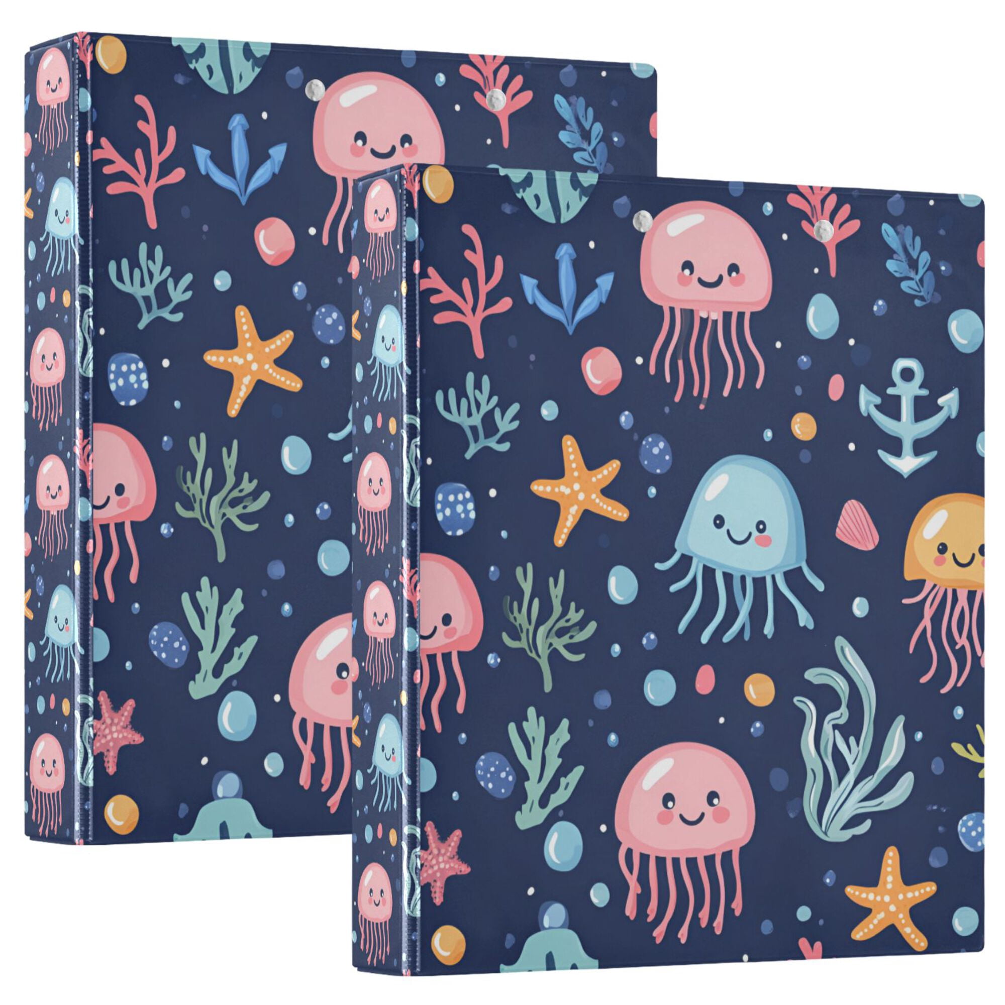 FORMRS 3 Ring Binder 1.5 inch with Pockets Set of 2 Clip Board 200 ...