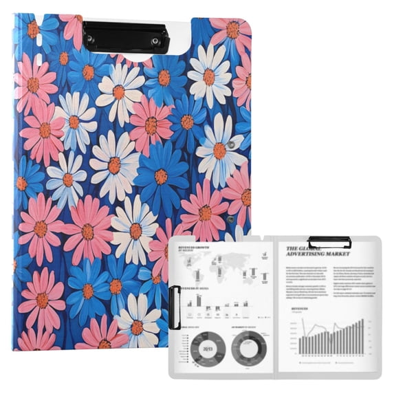 FORMRS A4 Clipboard Folder with Pen Holder Horizontal Foldable School ...