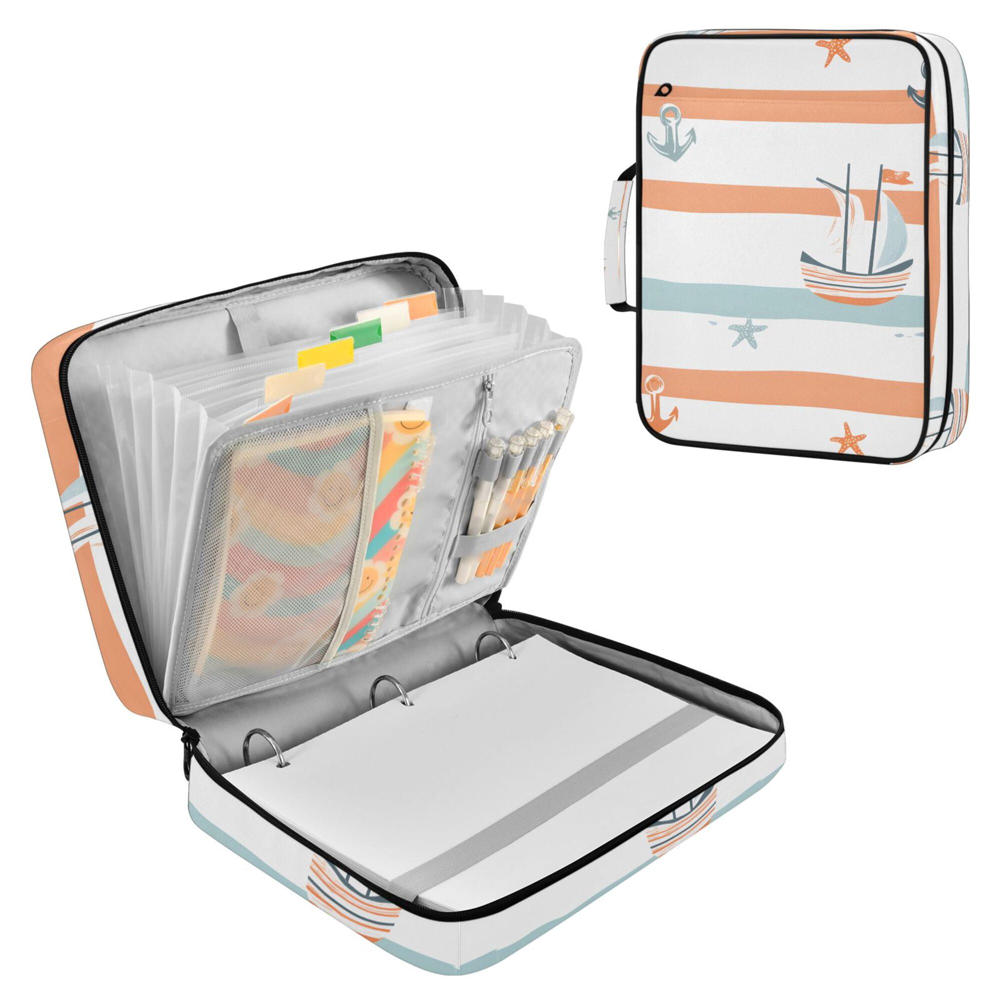 FORMRS Accordion File Folder A4 Size 7-Pocket Expanding Document ...