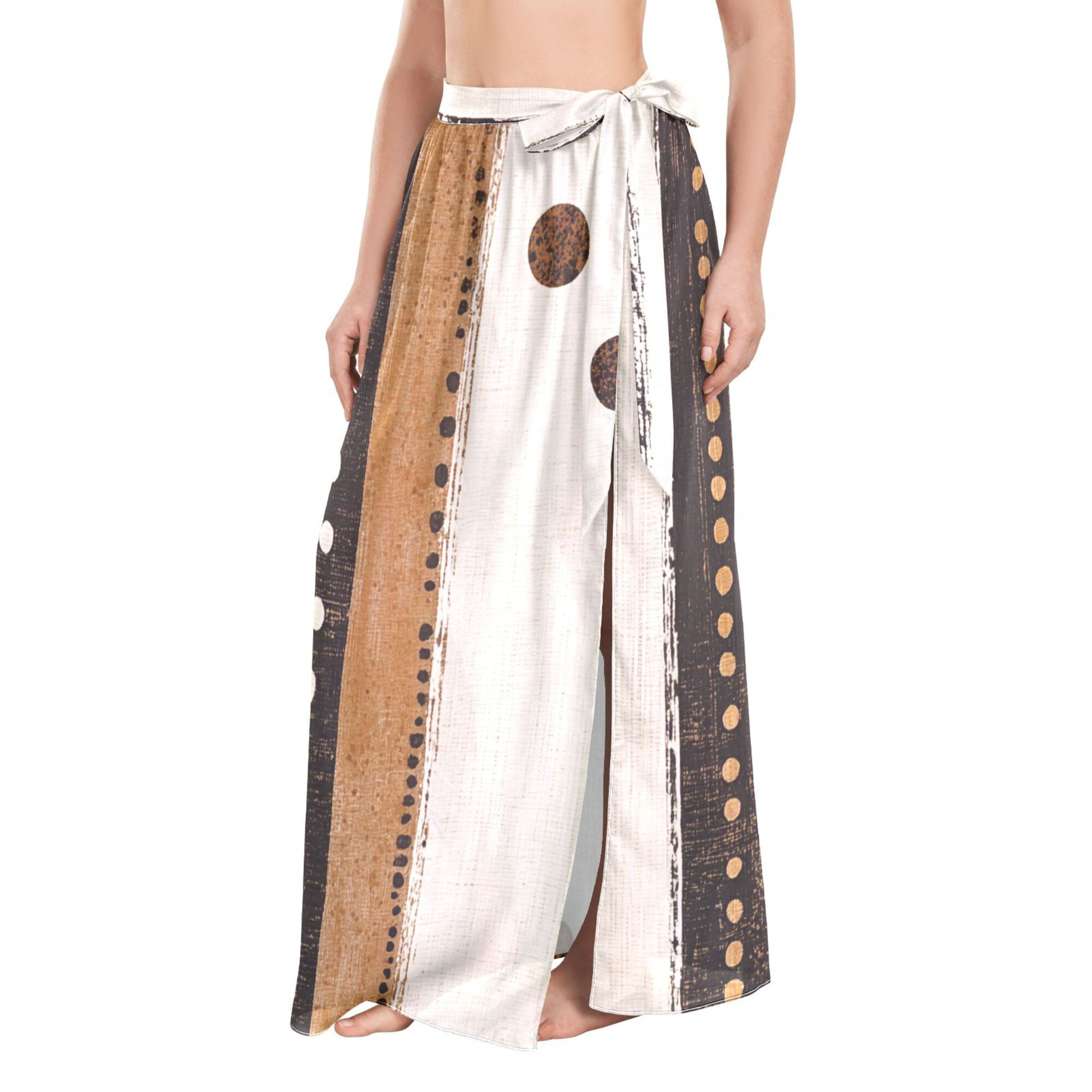FORMRS Womens Beach Sarong Semi-Sheer Bikini Wrap Skirt Swimsuit Cover ...