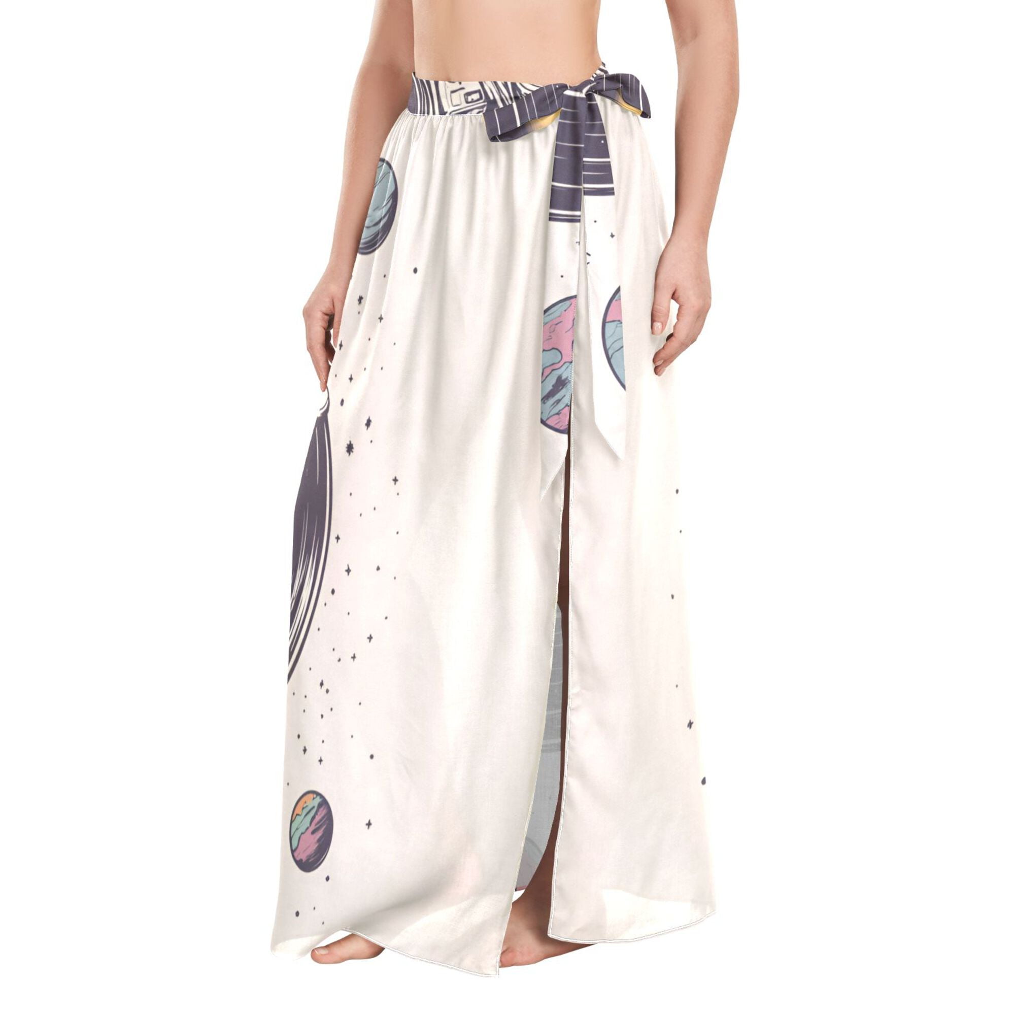 FORMRS Womens Beach Sarong Semi-Sheer Bikini Wrap Skirt Swimsuit Cover ...