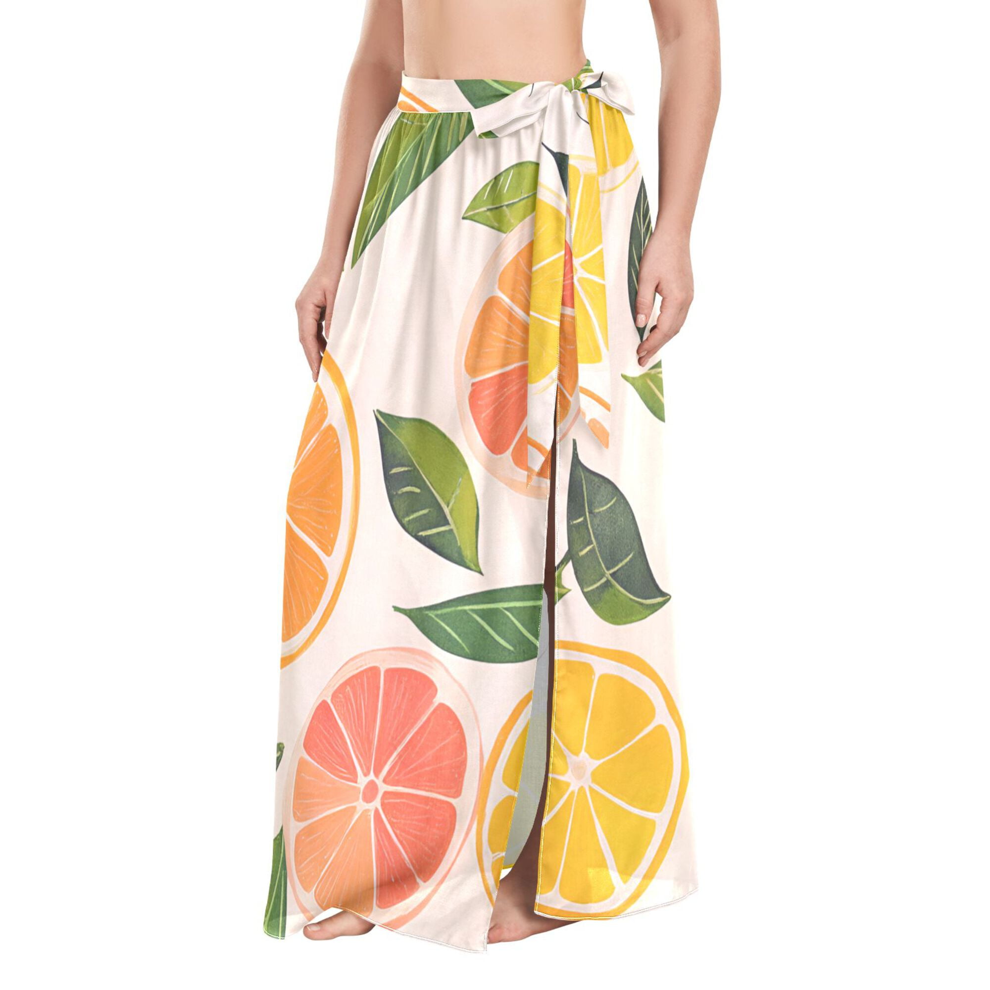 FORMRS Womens Beach Sarong Semi-Sheer Bikini Wrap Skirt Swimsuit Cover ...
