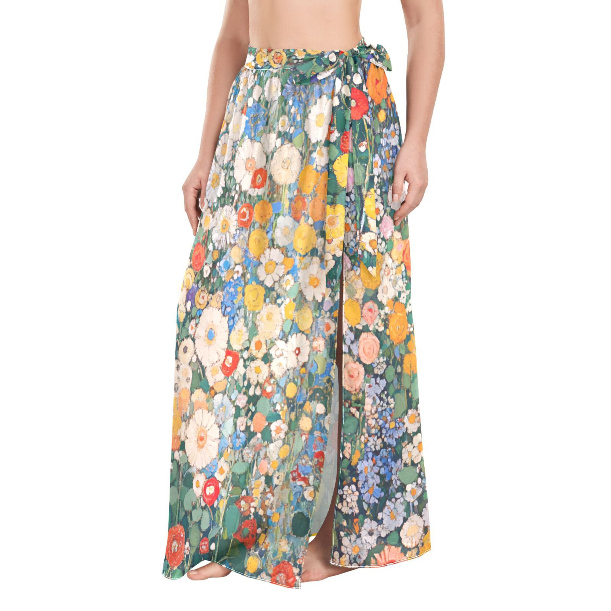 FORMRS Womens Beach Sarong Semi-Sheer Bikini Wrap Skirt Swimsuit Cover ...