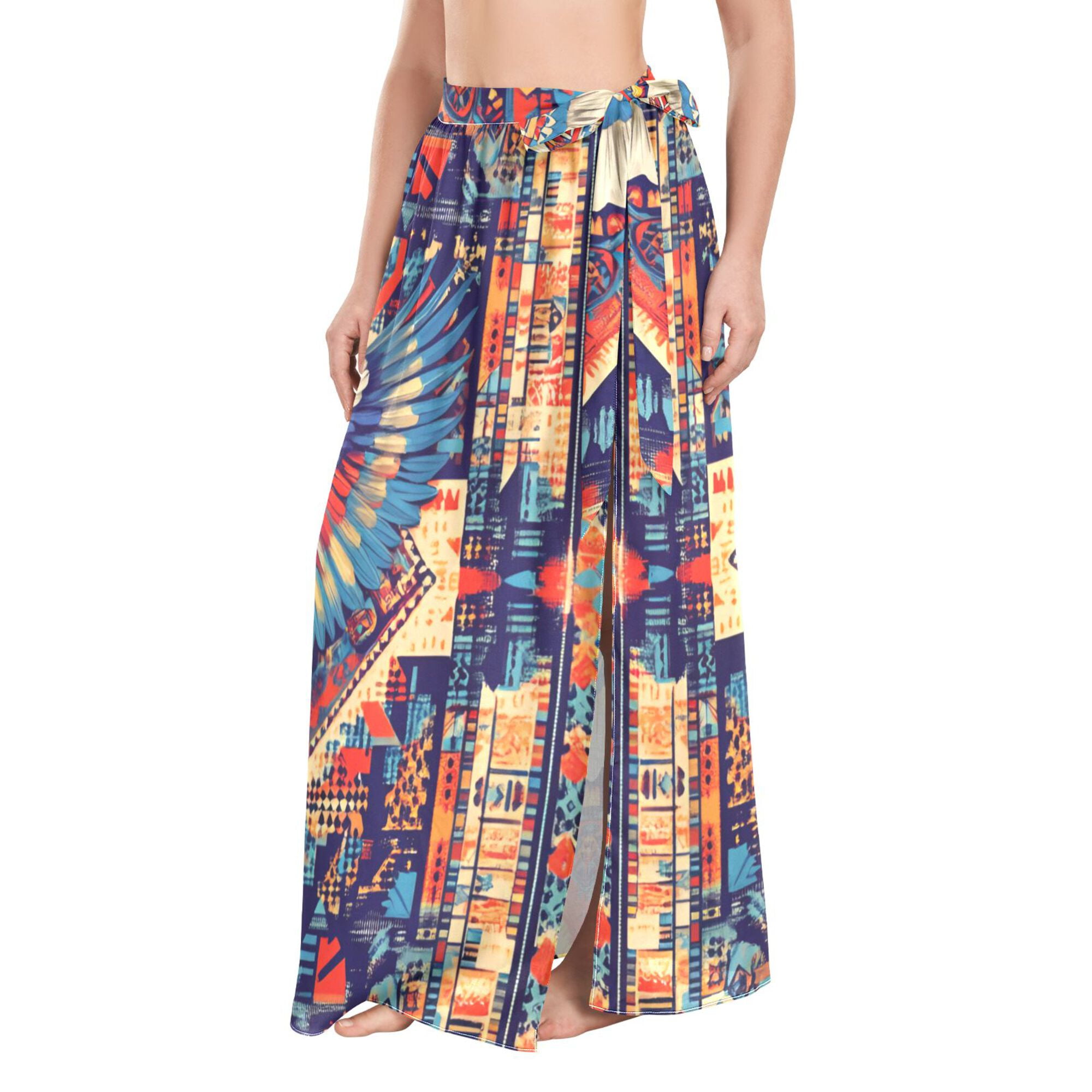 FORMRS Womens Beach Sarong Semi-Sheer Bikini Wrap Skirt Swimsuit Cover ...
