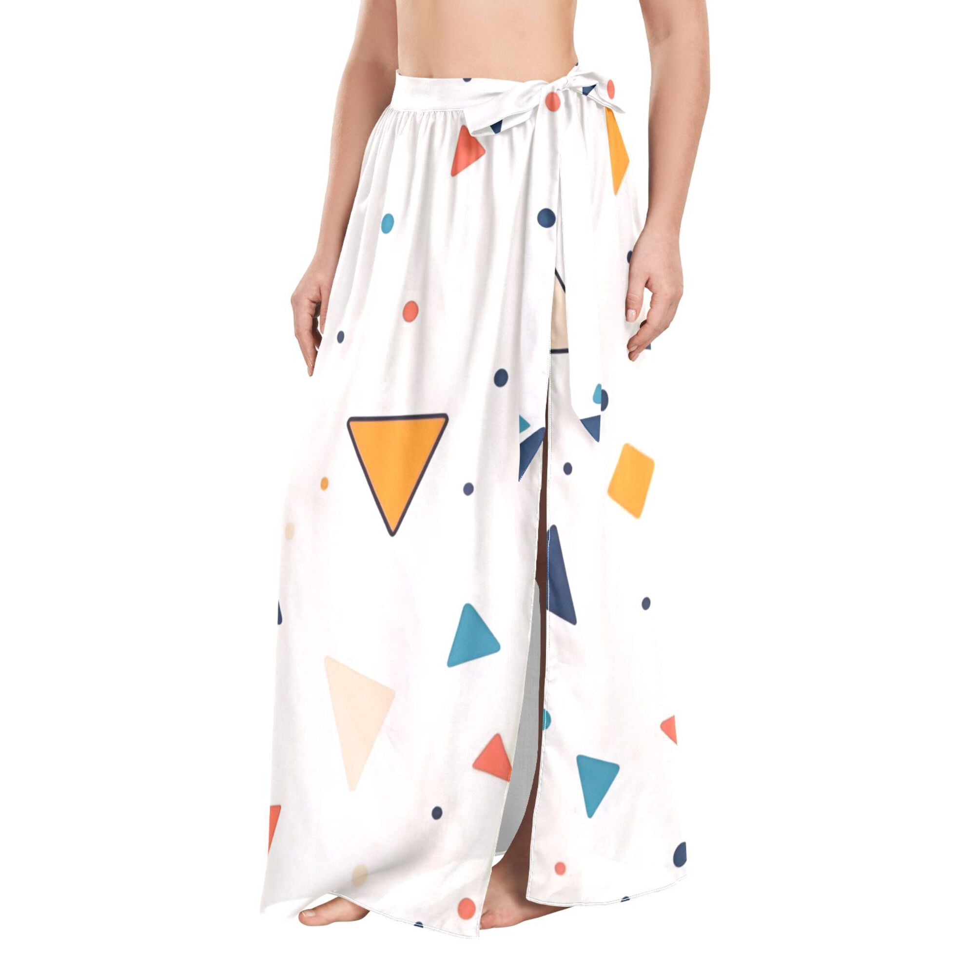 FORMRS Womens Beach Sarong Semi-Sheer Bikini Wrap Skirt Swimsuit Cover ...