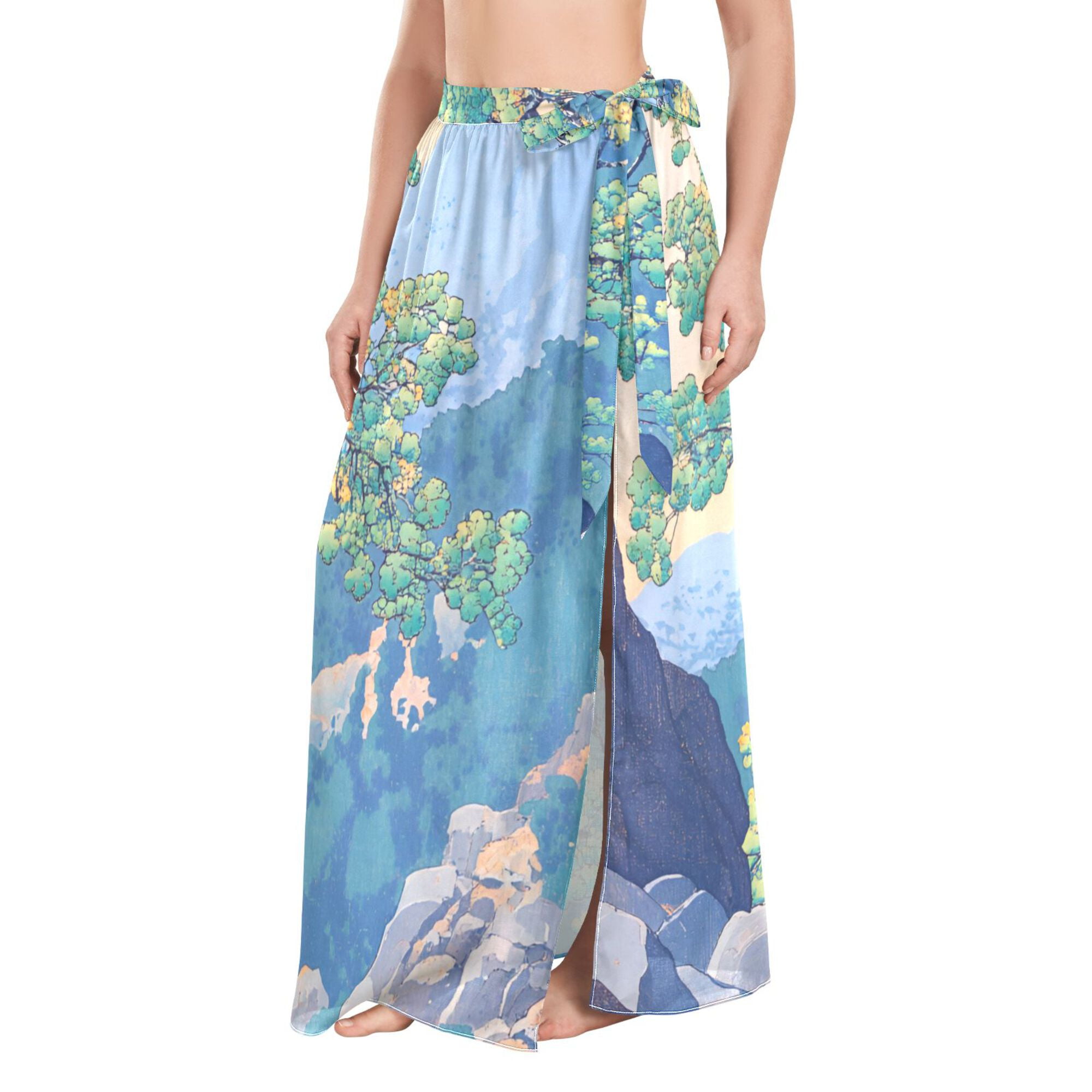 FORMRS Womens Beach Sarong Semi-Sheer Bikini Wrap Skirt Swimsuit Cover ...