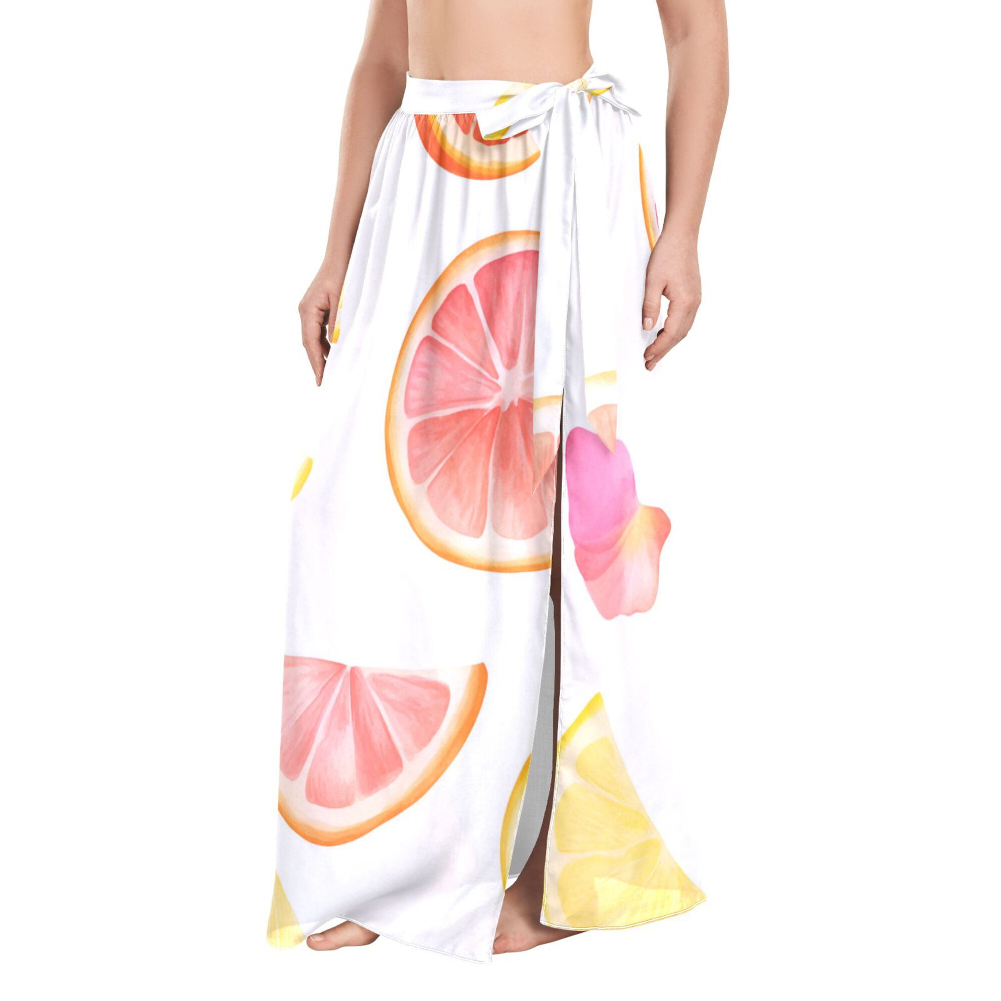 FORMRS Womens Beach Sarong Semi-Sheer Bikini Wrap Skirt Swimsuit Cover ...