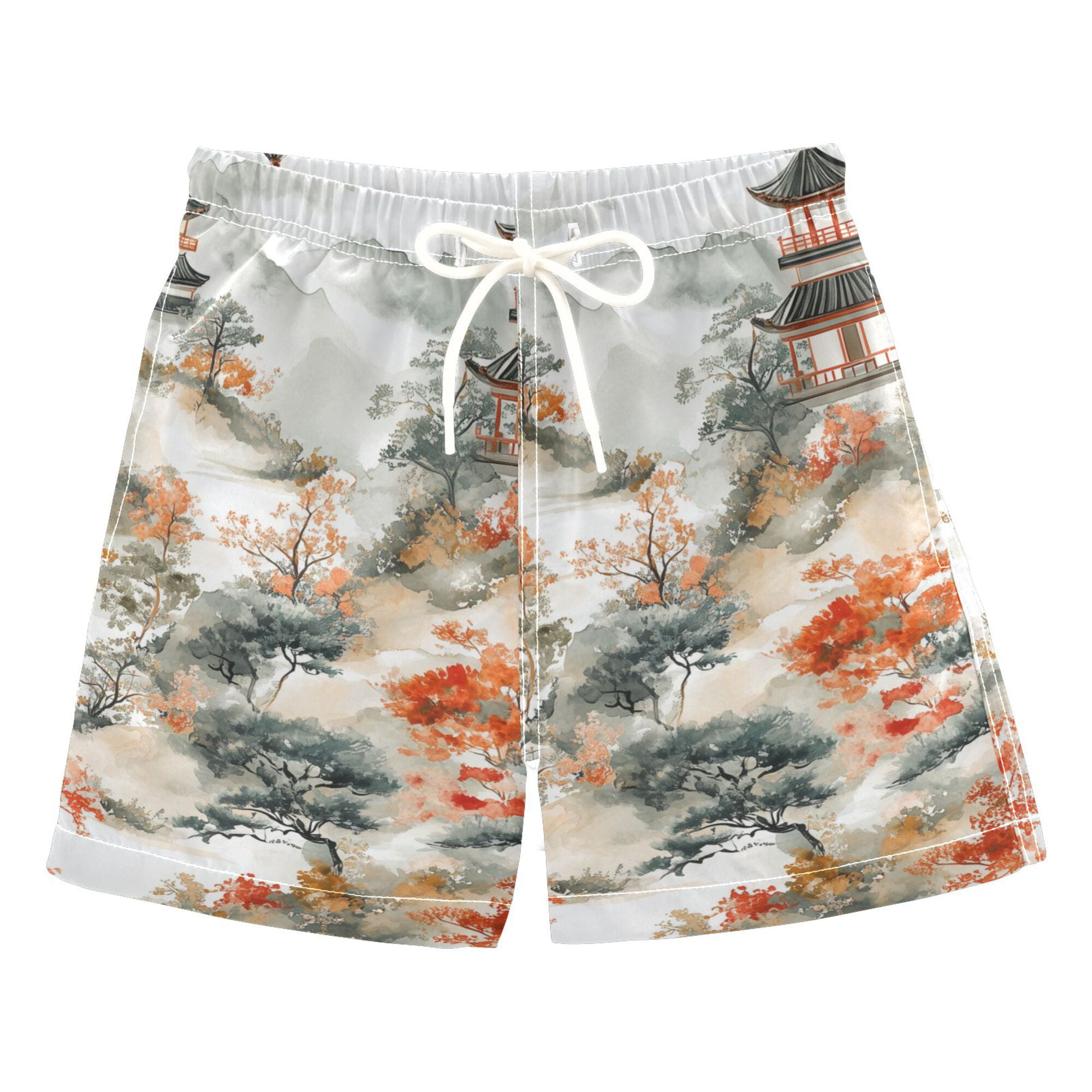 FORMRS Boys Swim Trunks Quick Dry Mesh Liner Boardshorts Sizes XS-XL ...