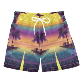 FORMRS Boys Swim Trunks Quick Dry Mesh Liner Boardshorts Sizes XS-XL ...