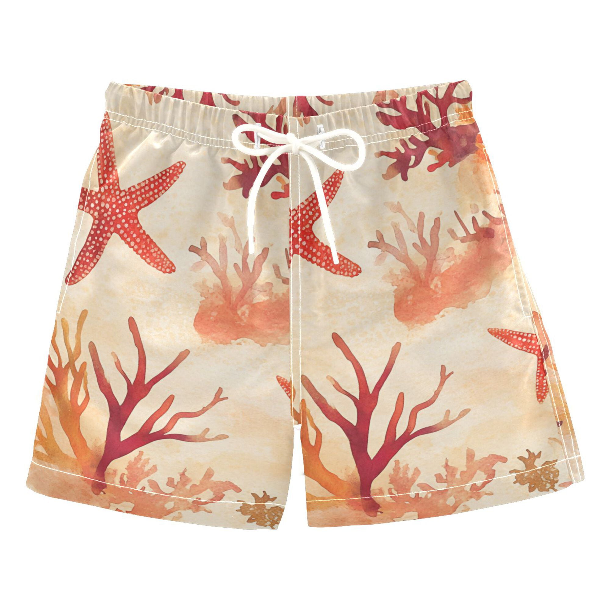 FORMRS Boys Swim Trunks Quick Dry Mesh Liner Boardshorts Sizes XS-XL ...