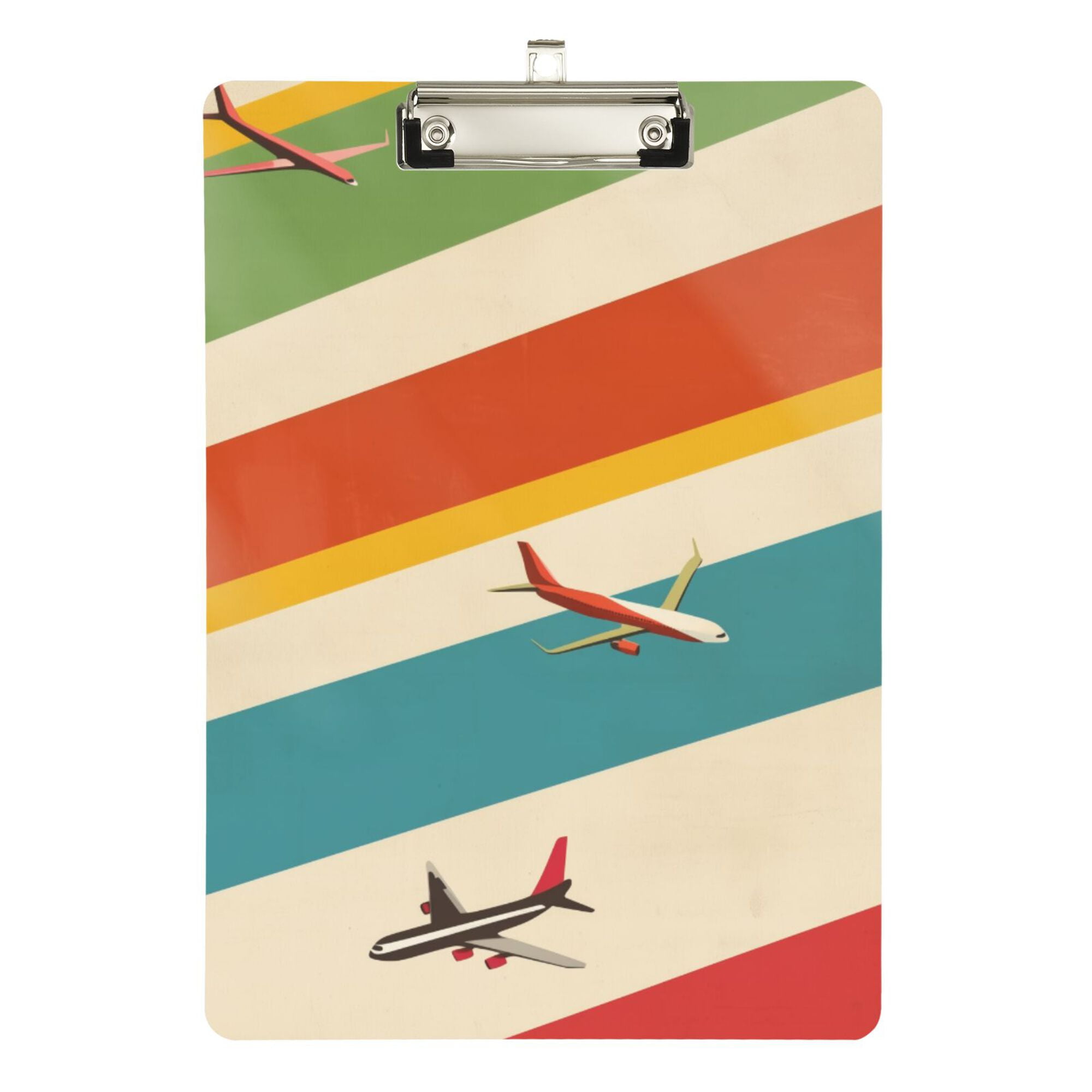 FORMRS Acrylic Clipboard with Low Profile Clip Standard A4 Letter Size, 12.5" x 9", Colorful ...