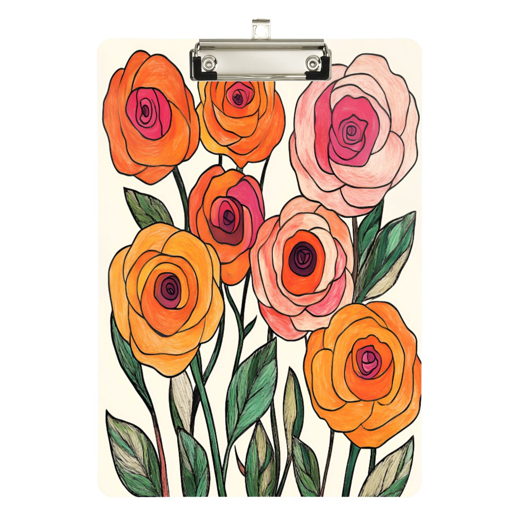 FORMRS Acrylic Clipboard with Low Profile Clip Standard A4 Letter Size ...