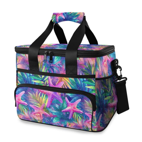 FORMRS Insulated Cooler Bag 24 Cans Capacity Soft Leakproof Lunch Box ...