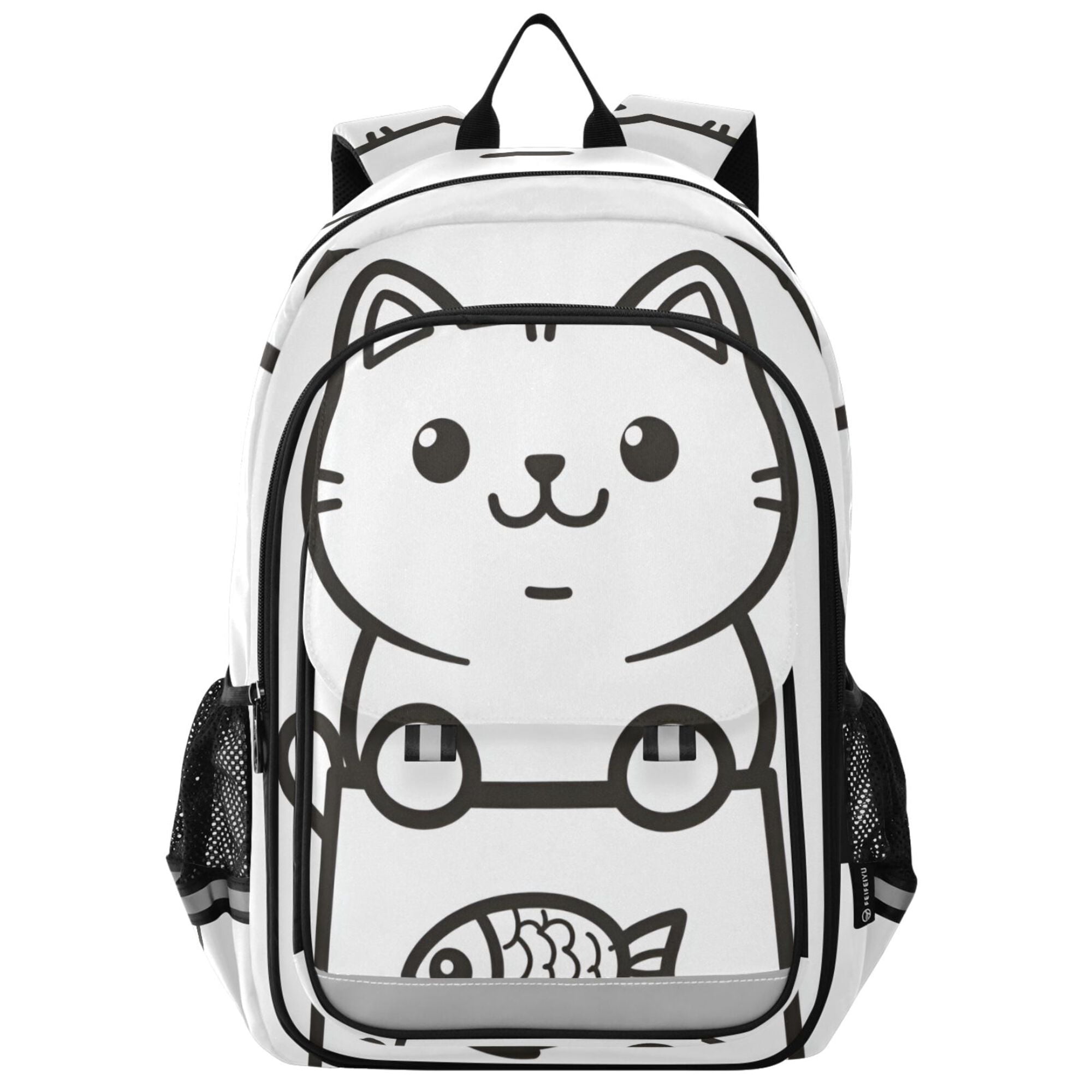 FORMRS Unisex School Backpack 17" Student Travel Bag with Laptop ...
