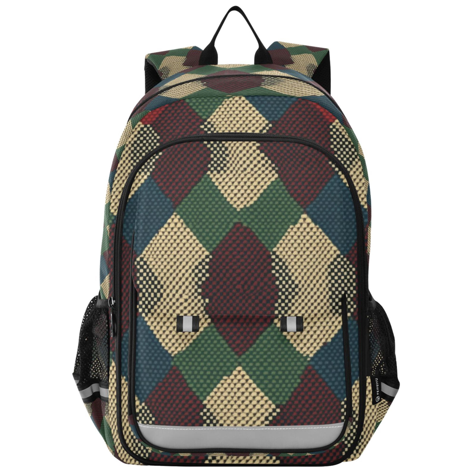 FORMRS School Backpack 17" Student Travel Bag with Laptop Compartment ...