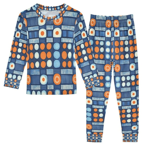 FORMRS Toddler Unisex Long Sleeve Top and Pants Pajama Set 2-Piece Sleepwear, Sizes 18M-8Y ...
