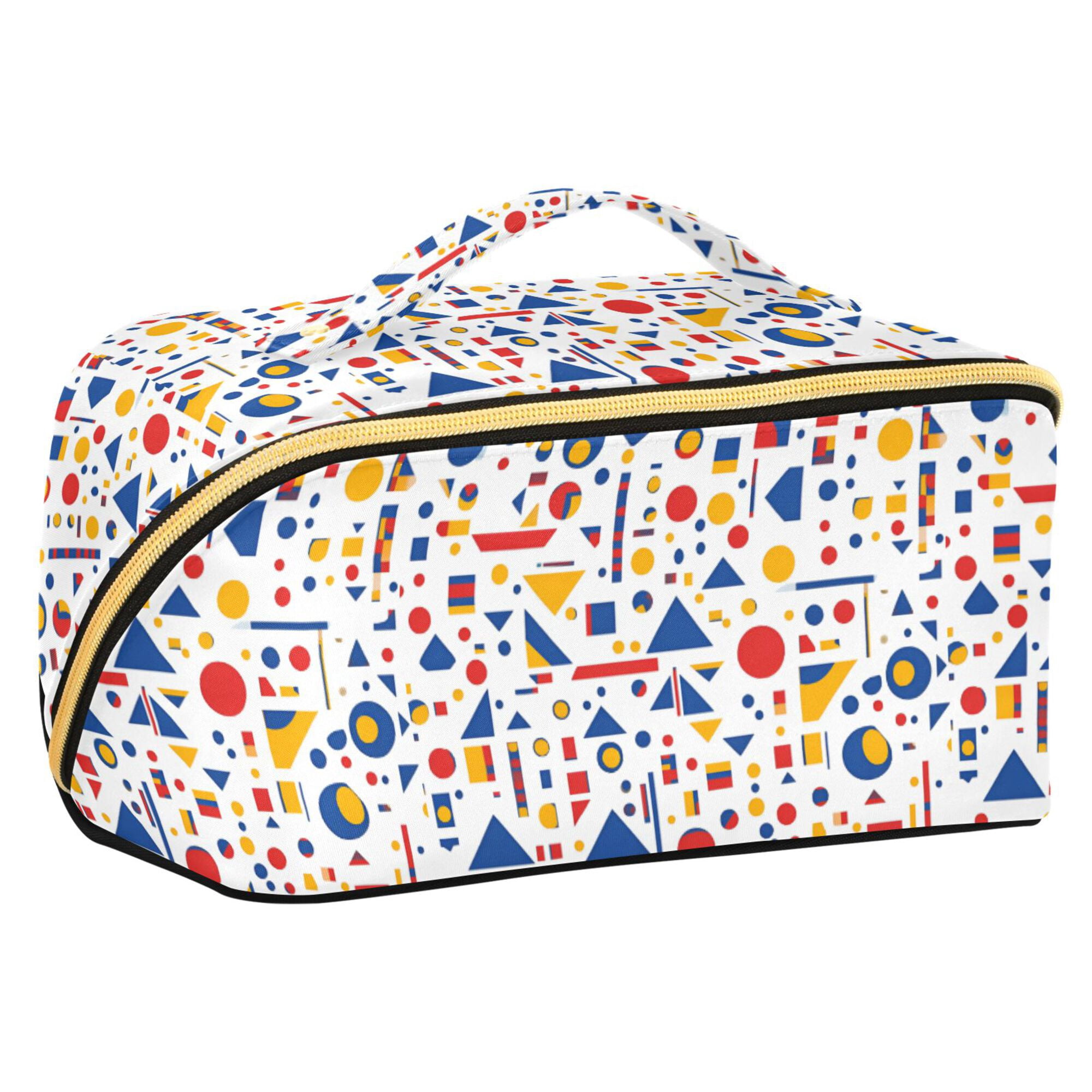 FORMRS Makeup Bag Travel Cosmetic Organizer for Women Fold Flat Zipper ...