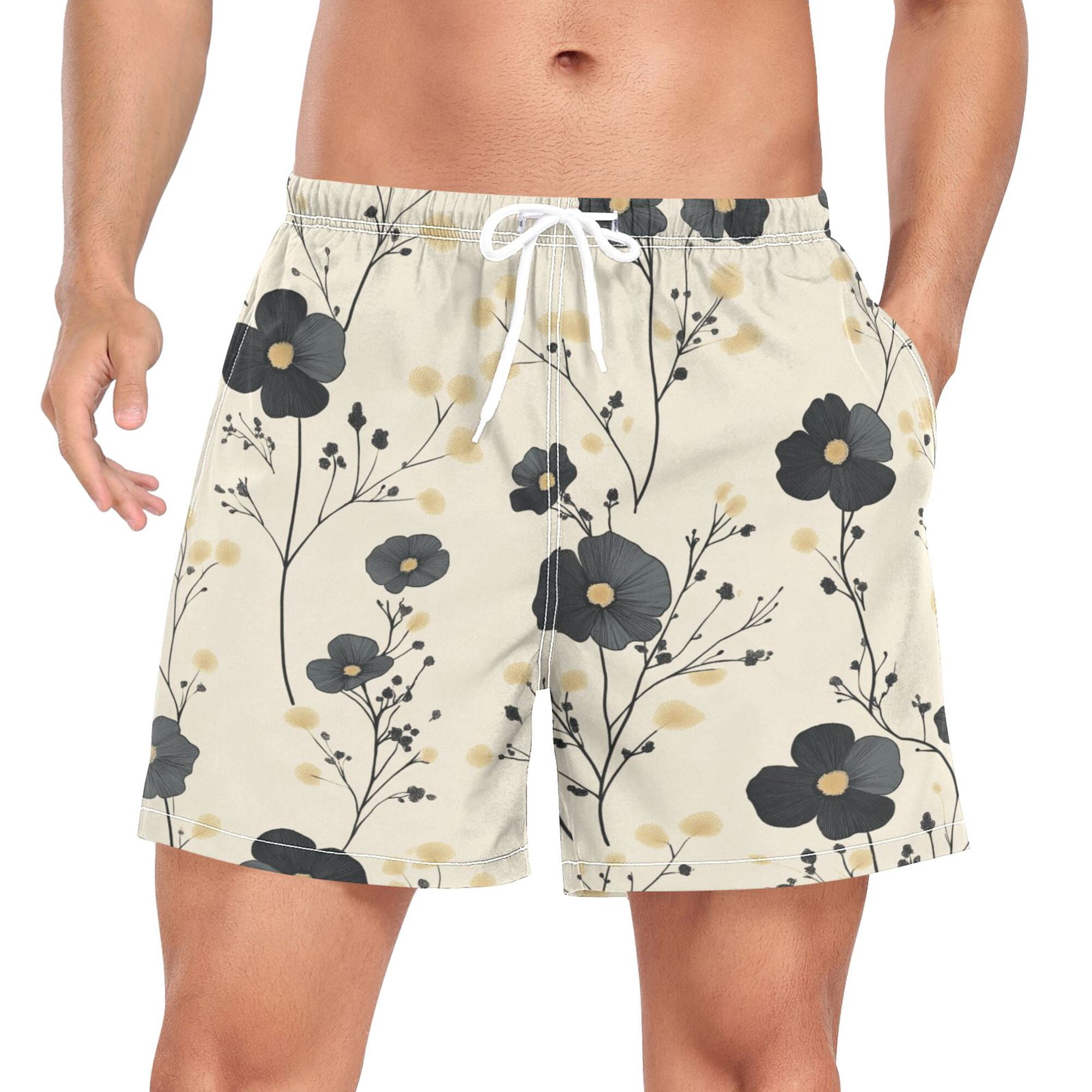 FORMRS Mens Swim Trunks Mesh Liner Quick Dry Casual Beach Board Shorts ...