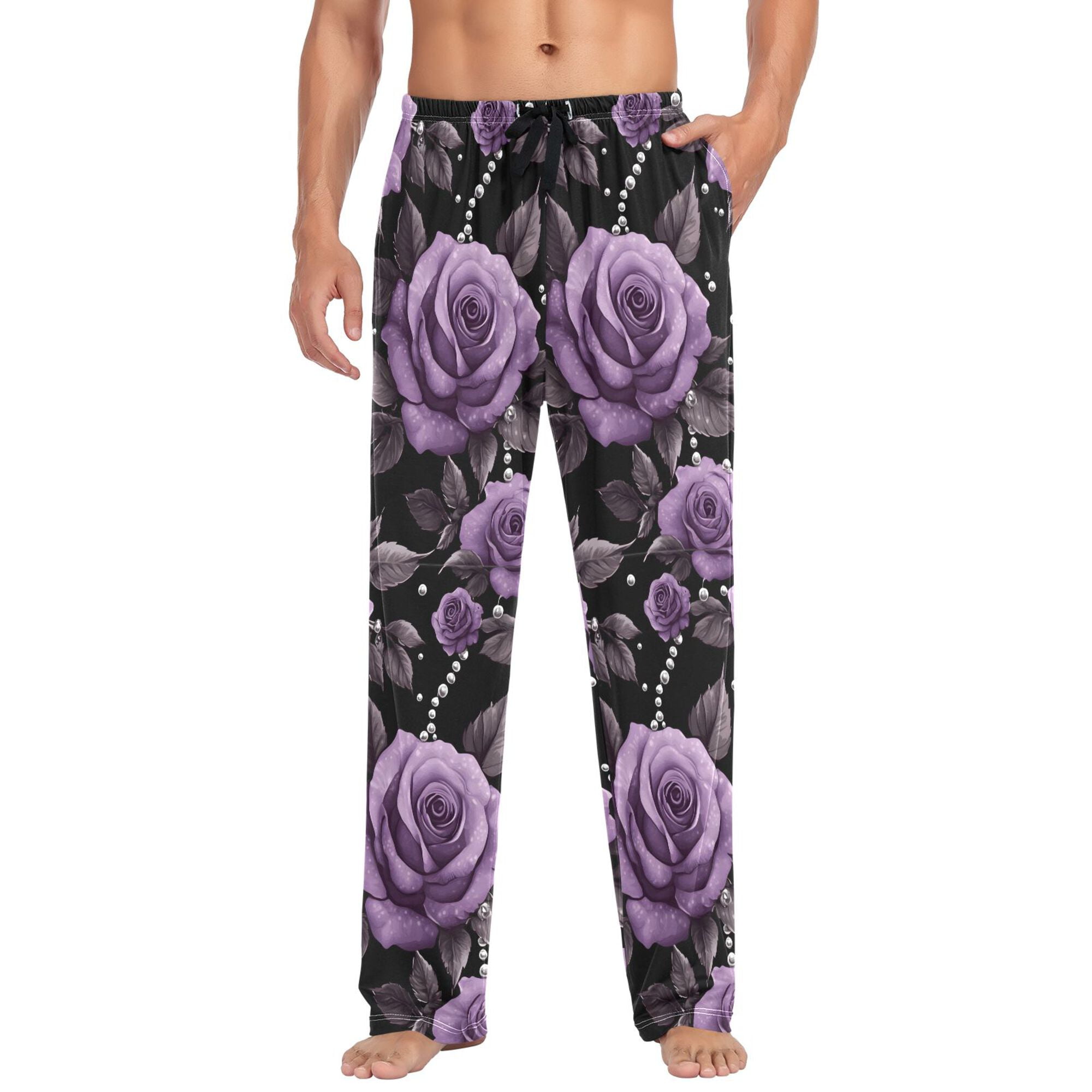 FORMRS Mens Pajama Pants with Pockets Sleepwear Lounge Bottoms Sizes S ...