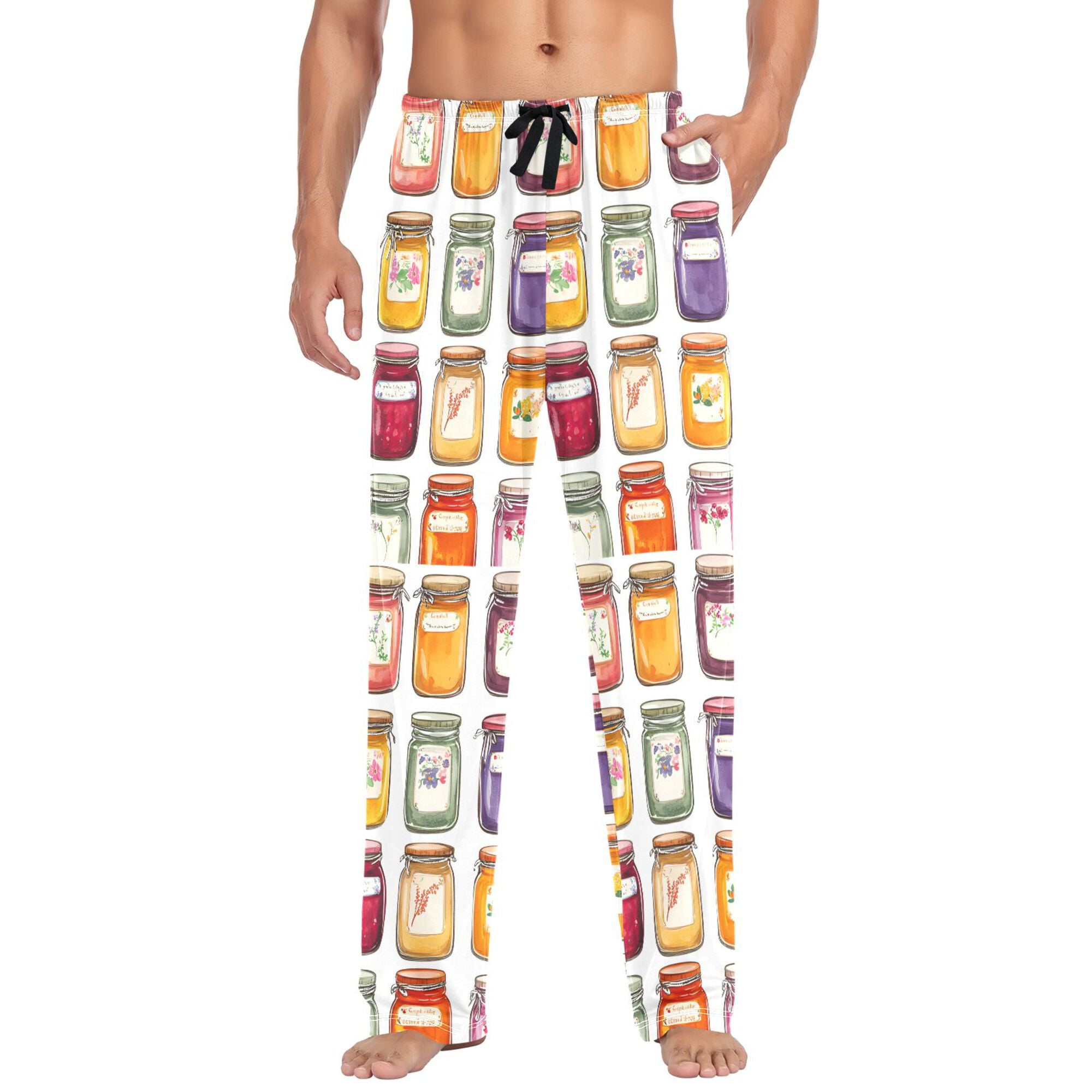 FORMRS Mens Pajama Pants with Pockets Sleepwear Lounge Bottoms Sizes S ...