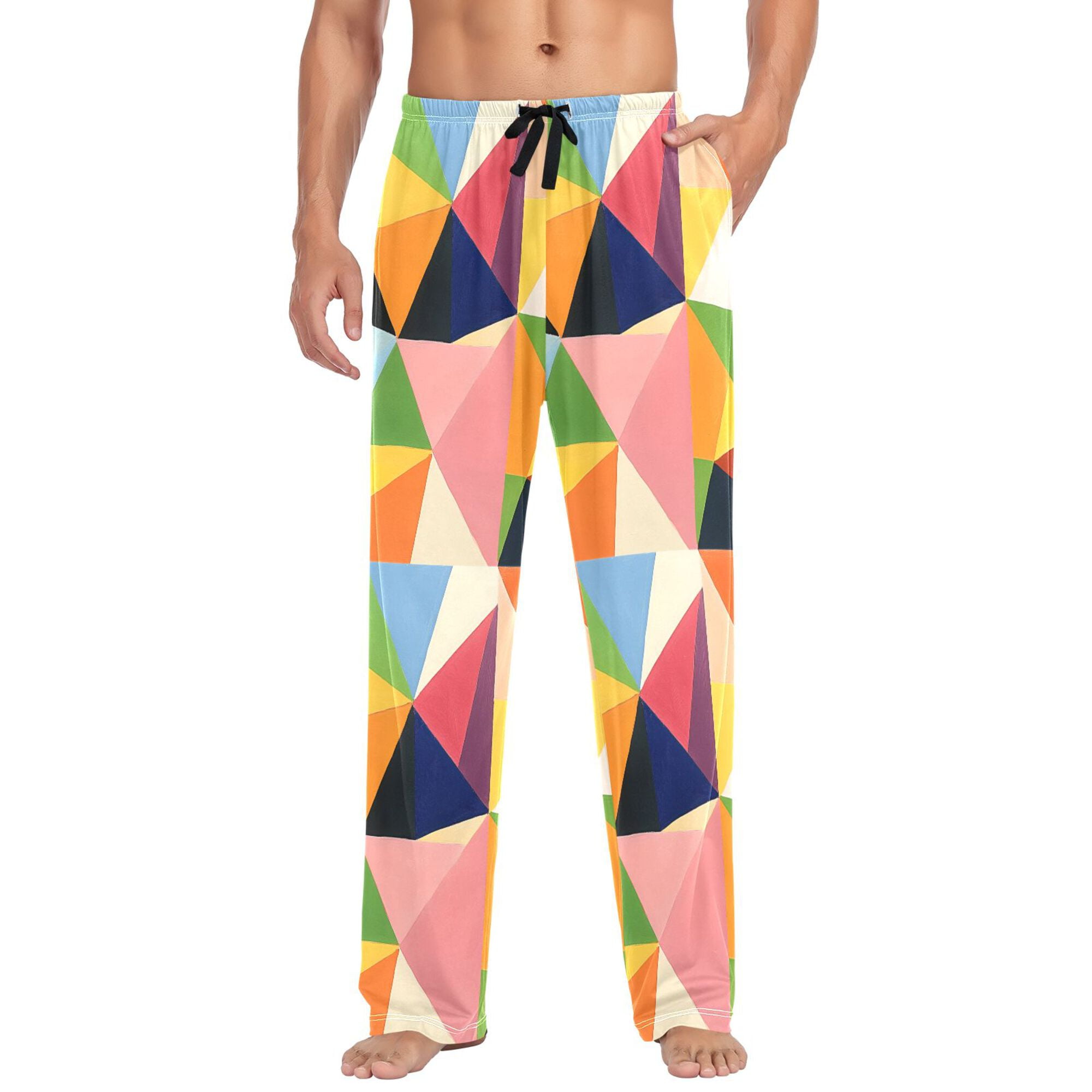 FORMRS Mens Pajama Pants with Pockets Sleepwear Lounge Bottoms Sizes S ...