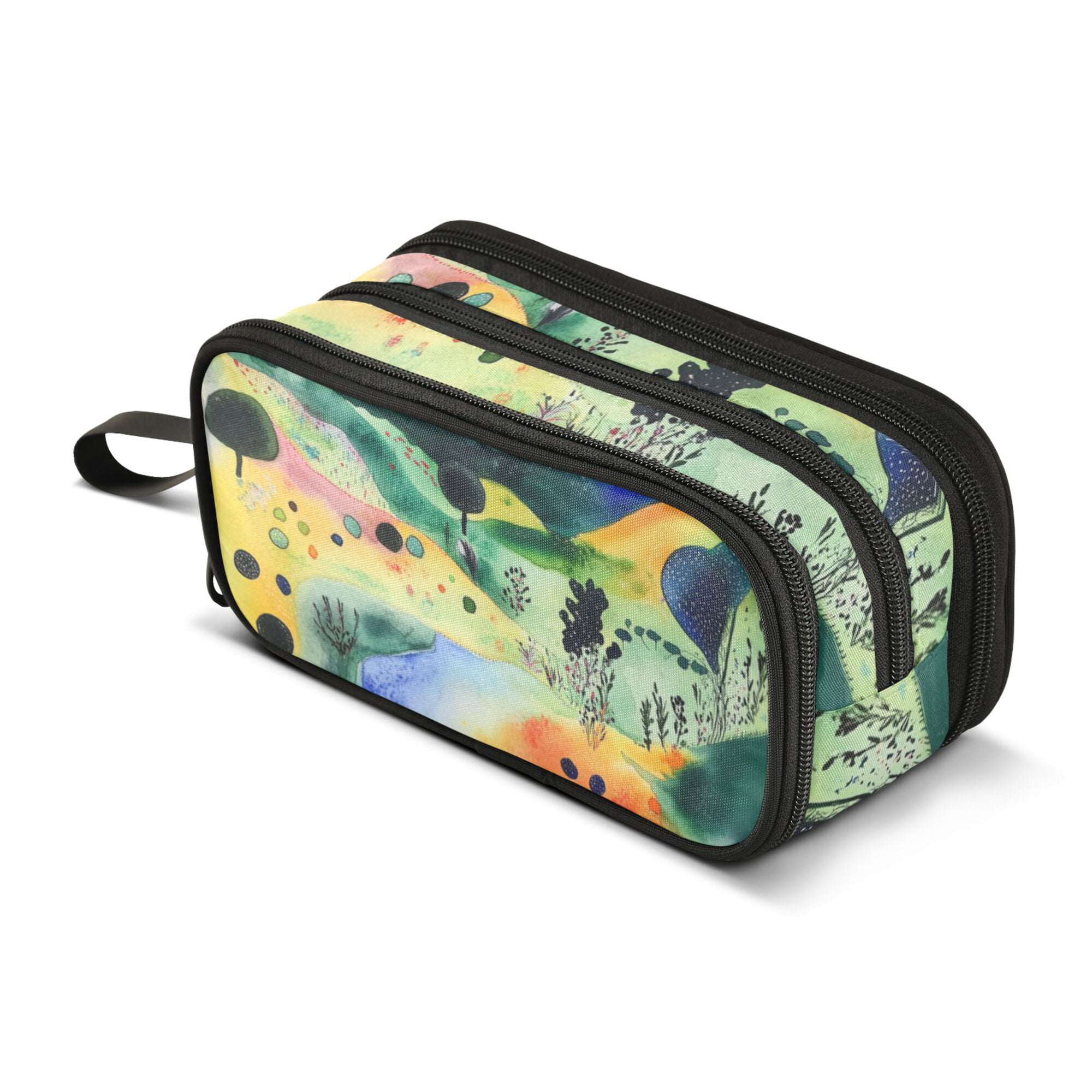FORMRS Pencil Case with 3 Compartments Zipper Pouch, Elementary School ...