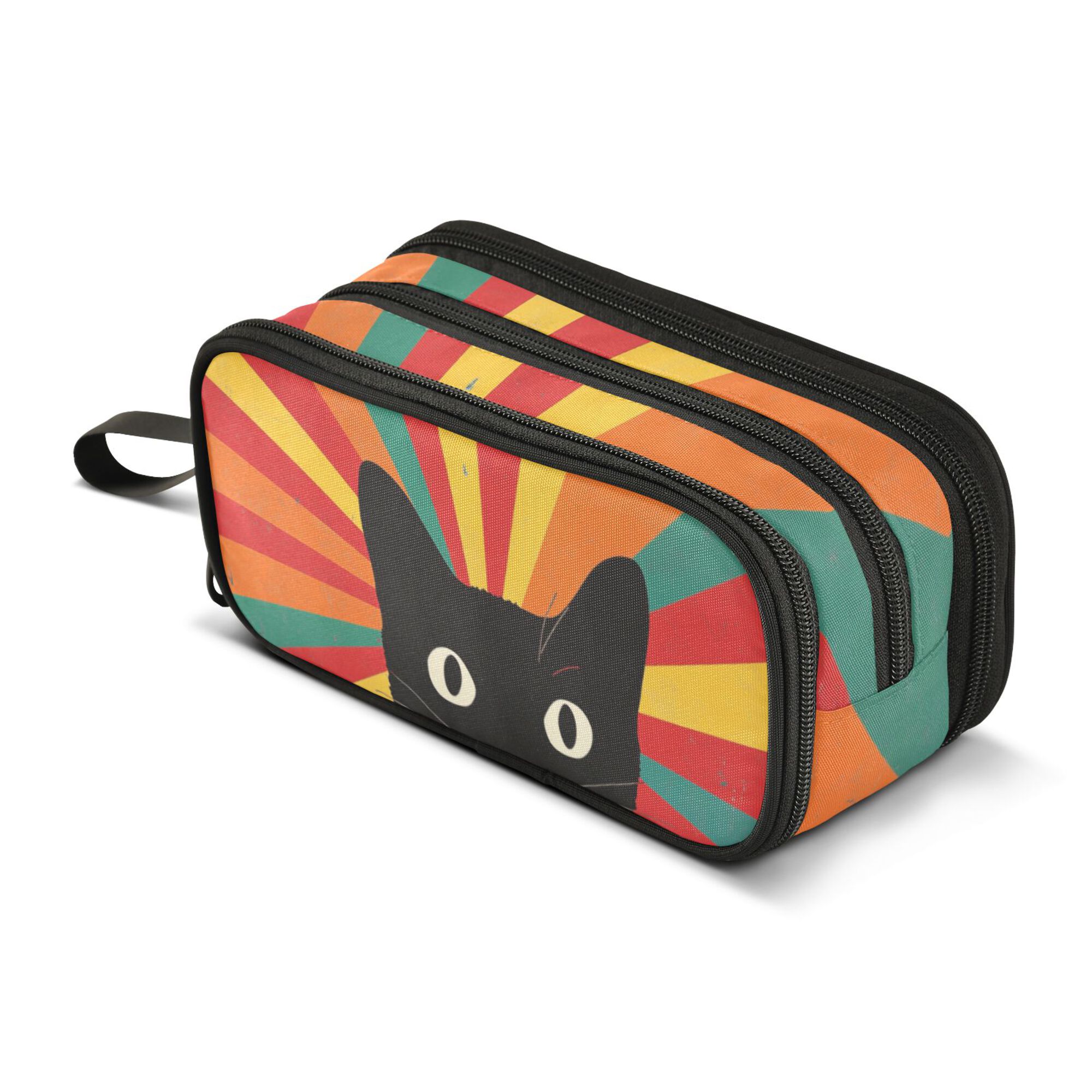 FORMRS Pencil Case with 3 Compartments Zipper Pouch, Elementary School ...