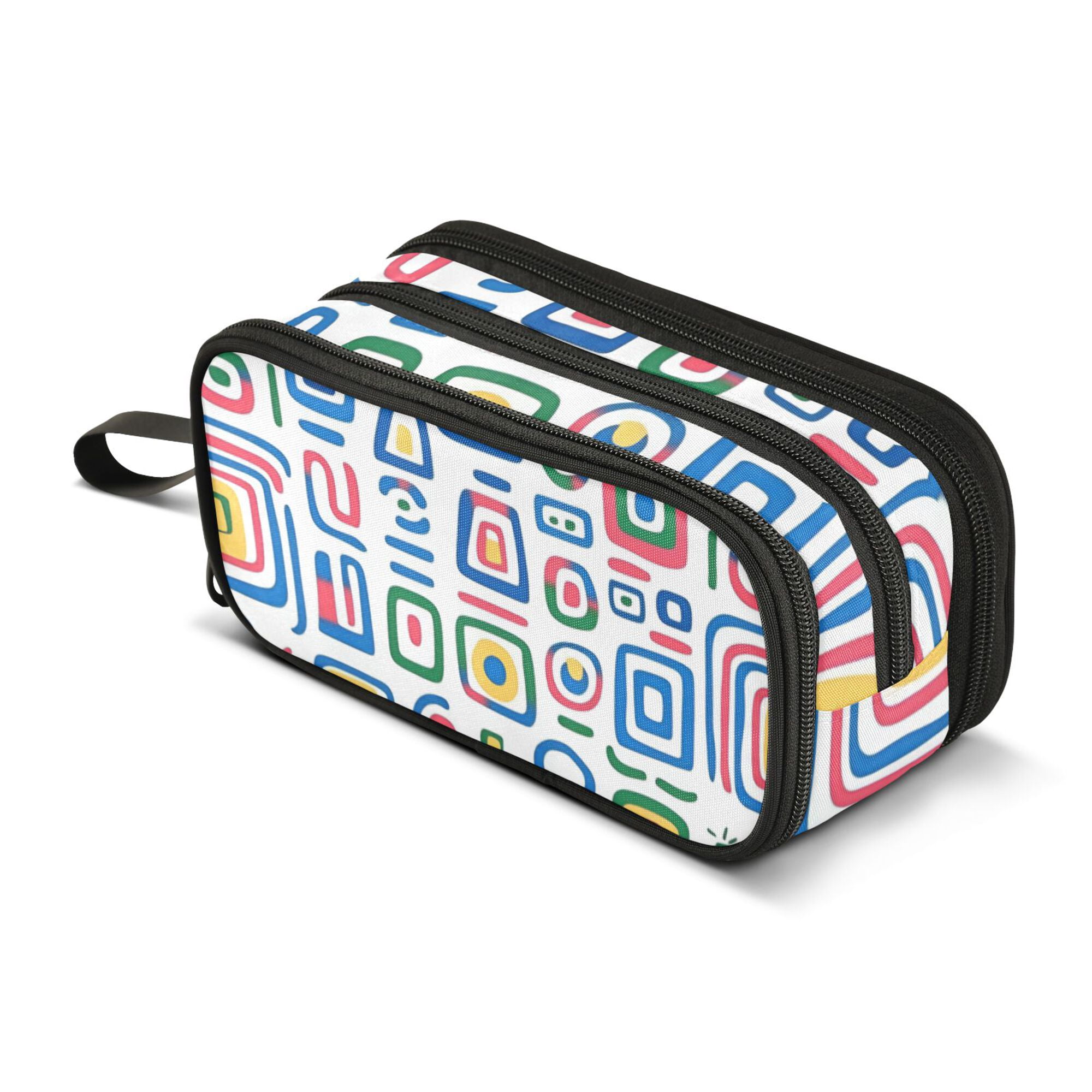 FORMRS Pencil Case with 3 Compartments Zipper Pouch, Elementary School ...