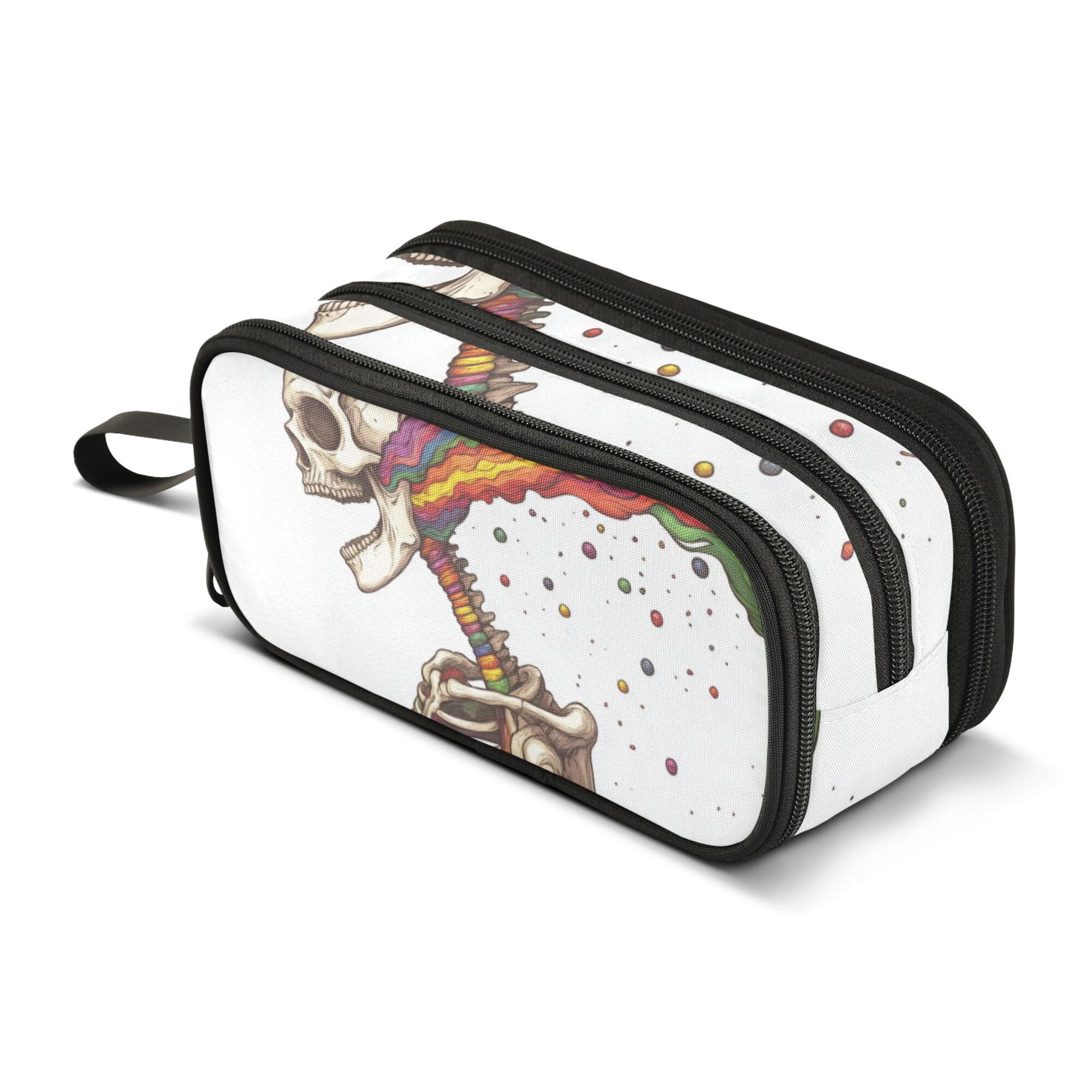 FORMRS Pencil Case with 3 Compartments Zipper Pouch, Elementary School ...