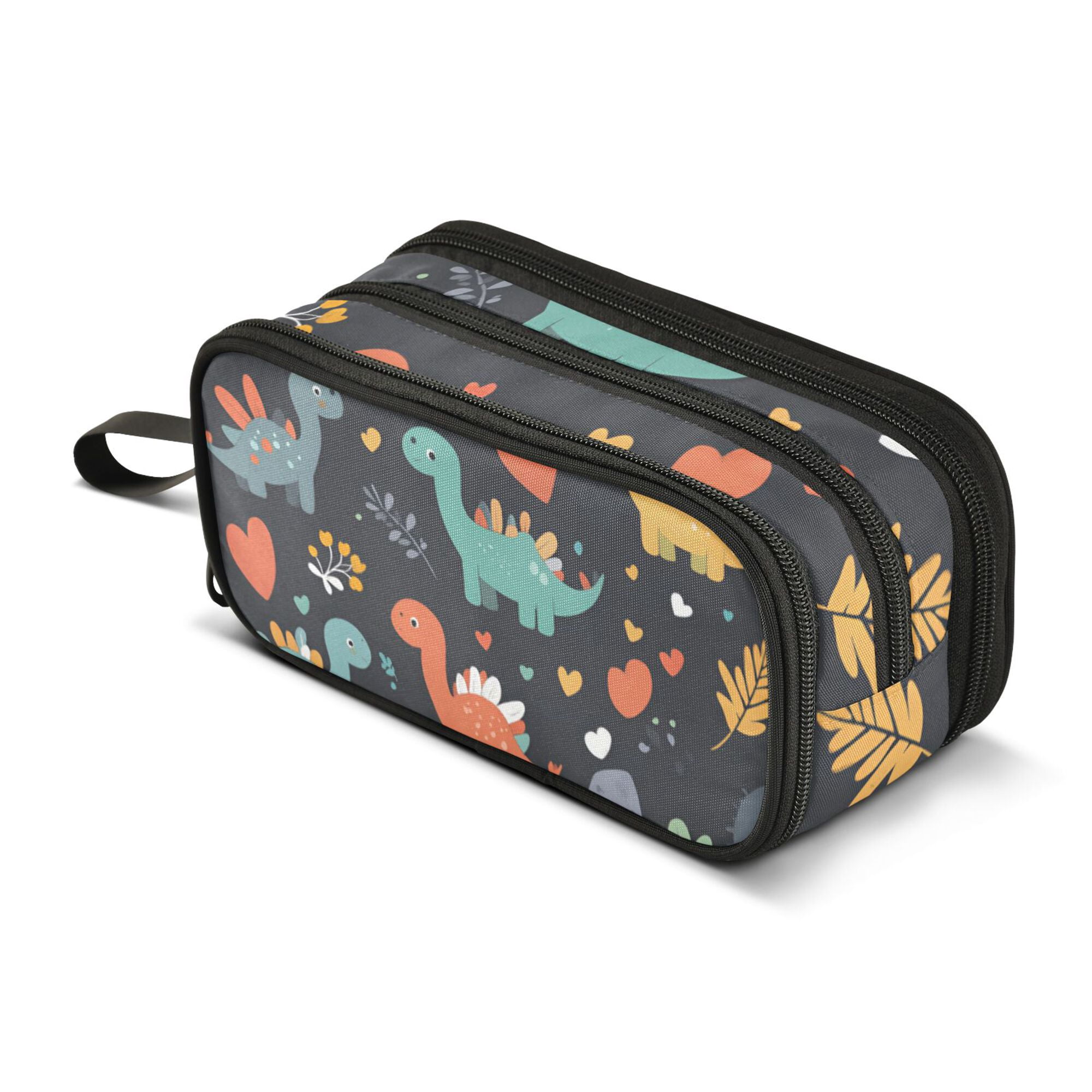 FORMRS Pencil Case with 3 Compartments Zipper Pouch, Elementary School ...