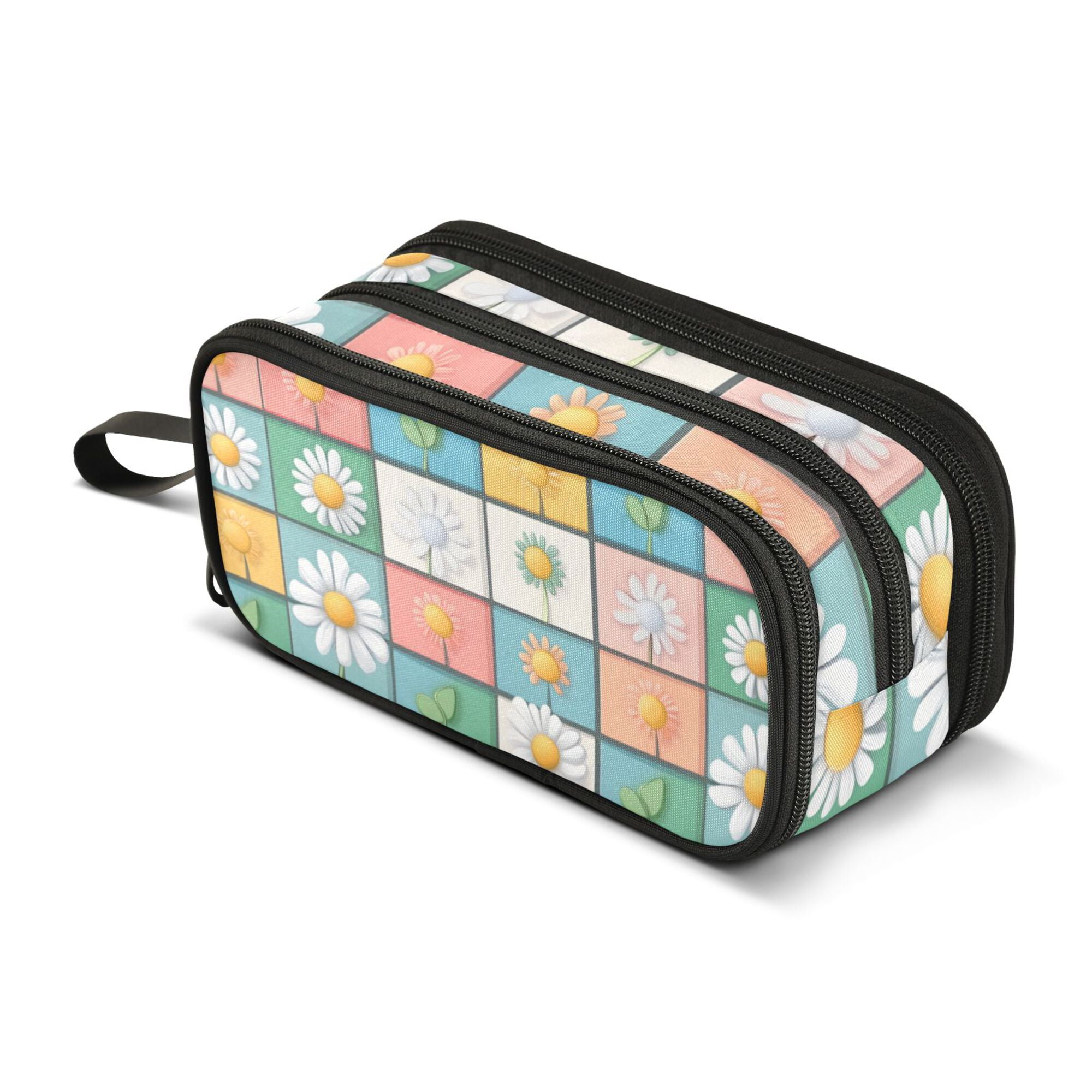 FORMRS Pencil Case with 3 Compartments Zipper Pouch, Elementary School ...