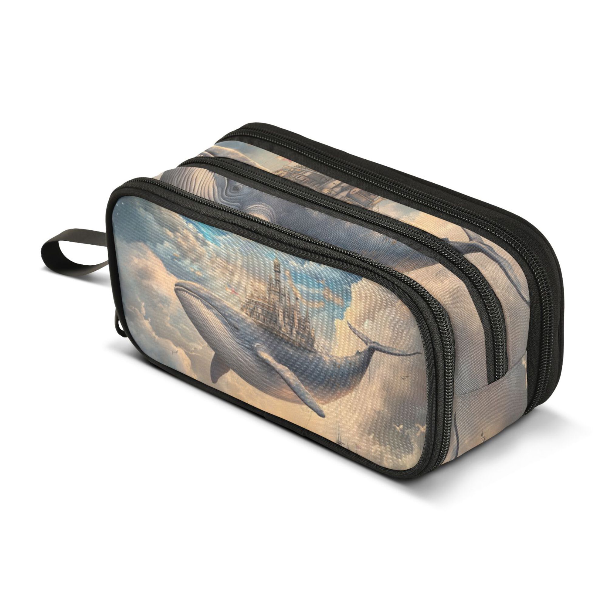 FORMRS Pencil Case with 3 Zipper Compartments Zipper School Stationery ...
