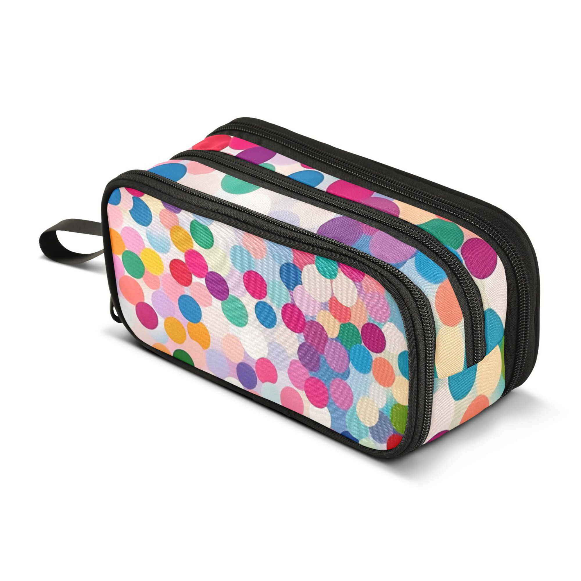 FORMRS Pencil Case with 3 Compartments Zipper Pouch, Elementary School ...