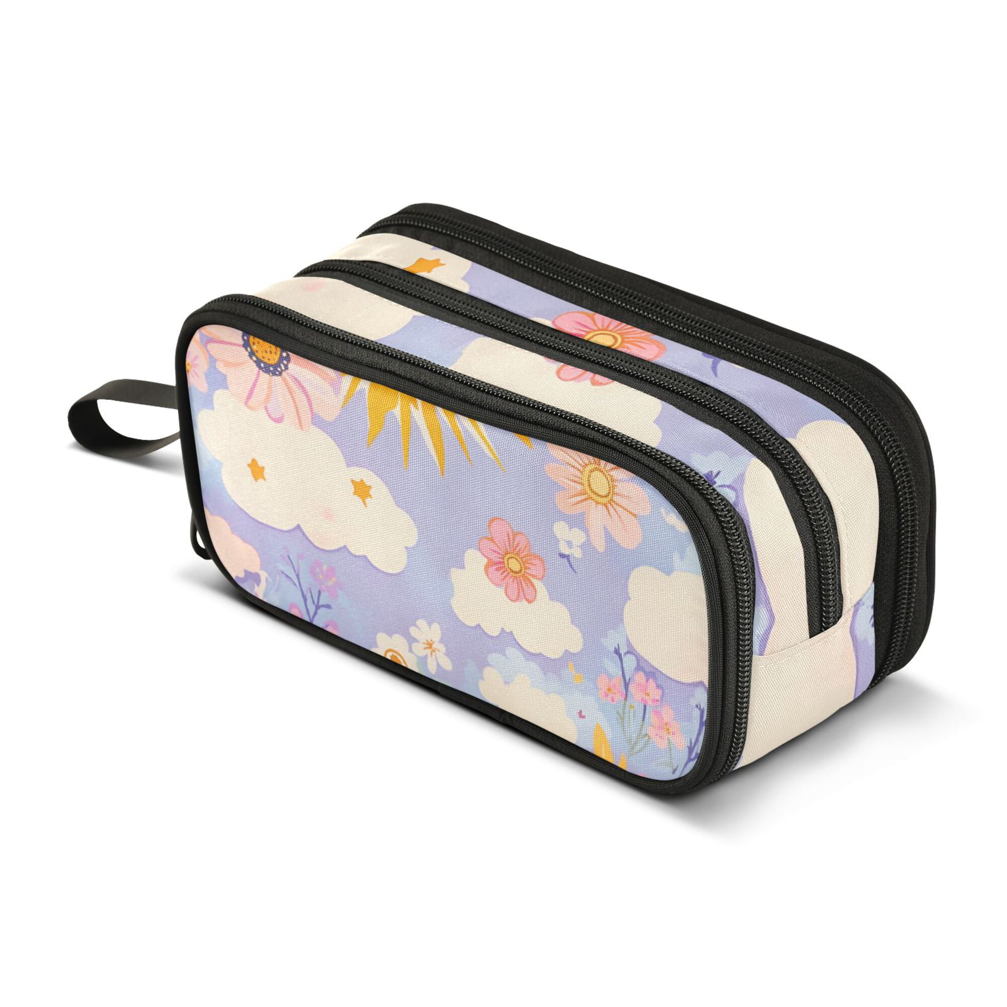 FORMRS Pencil Case with 3 Compartments Zipper Pouch, Elementary School ...