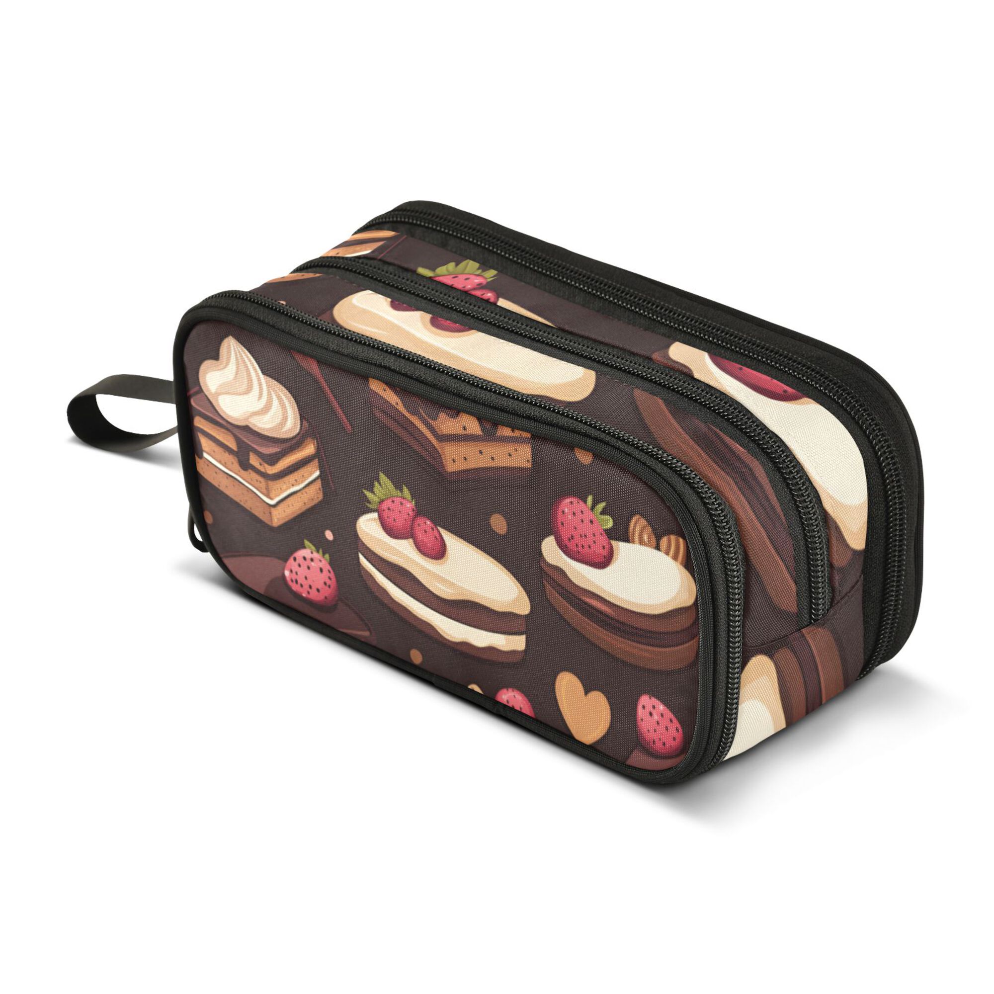 FORMRS Pencil Case with 3 Compartments Zipper Pouch, Elementary School ...