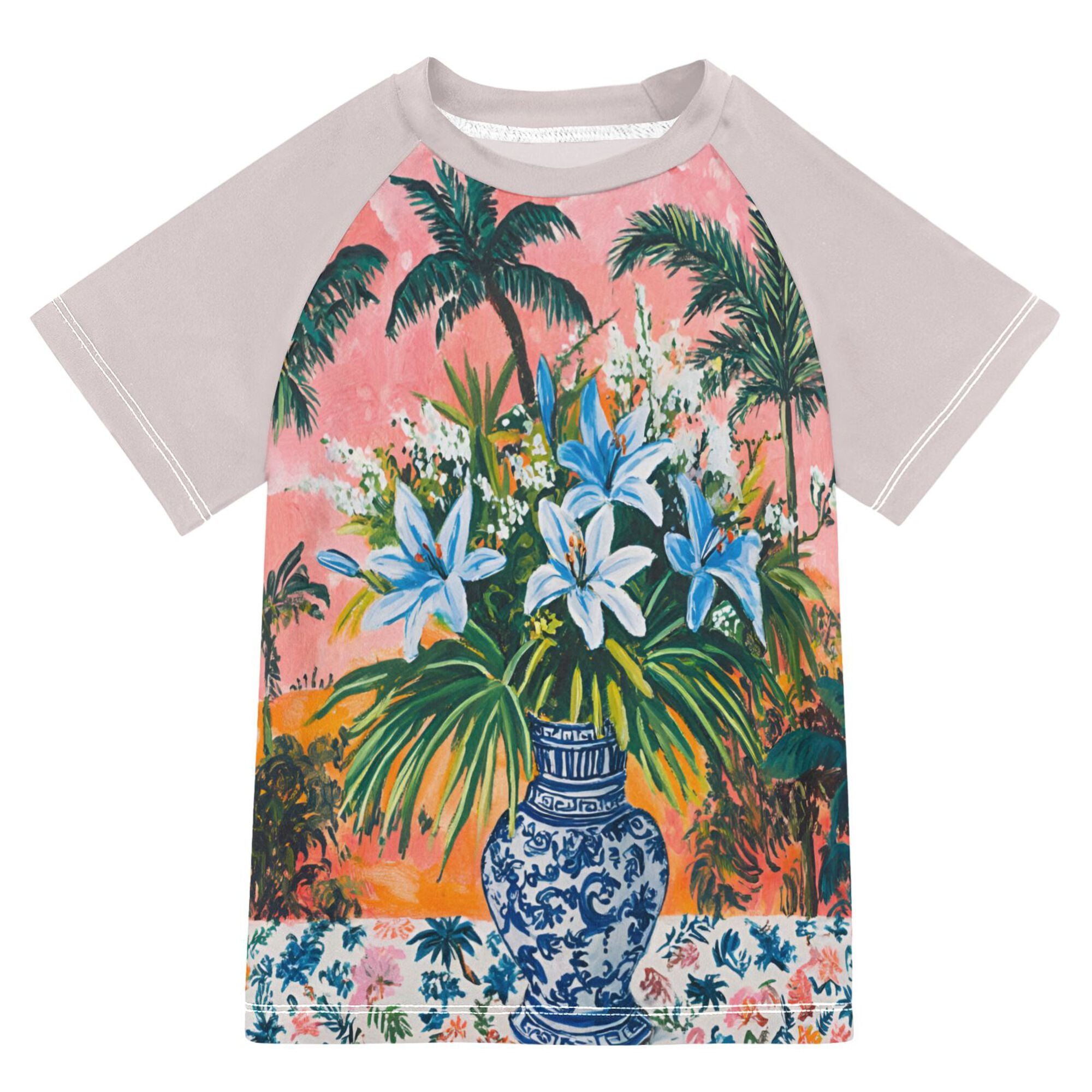 FORMRS Boys Rash Guard with Short Sleeves UPF 50+ Swim Shirts Sizes 3 ...