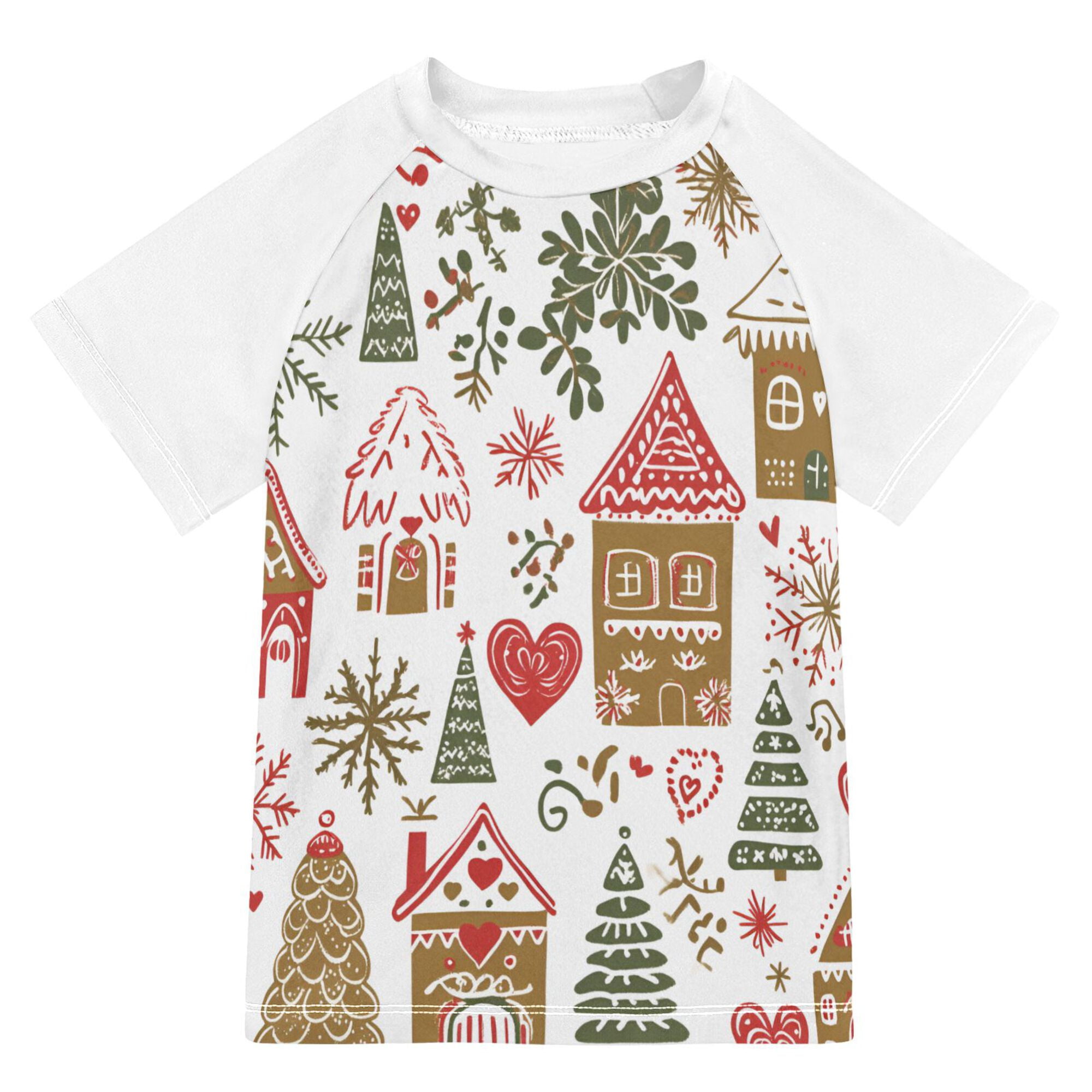 FORMRS Boys Rash Guard with Short Sleeves UPF 50+ Swim Shirts Sizes 3 ...