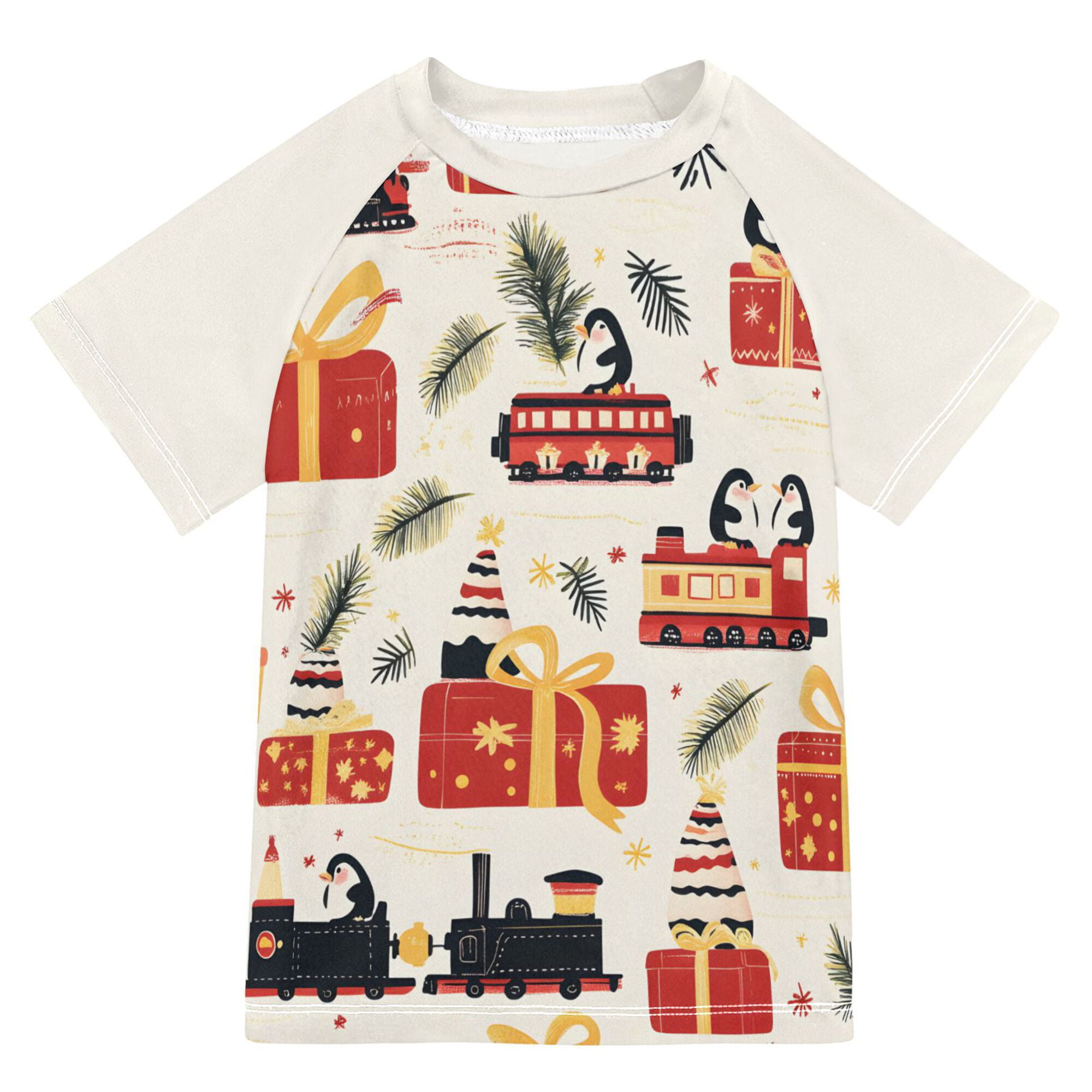 FORMRS Boys Rash Guard with Short Sleeves UPF 50+ Swim Shirts Sizes 3 ...