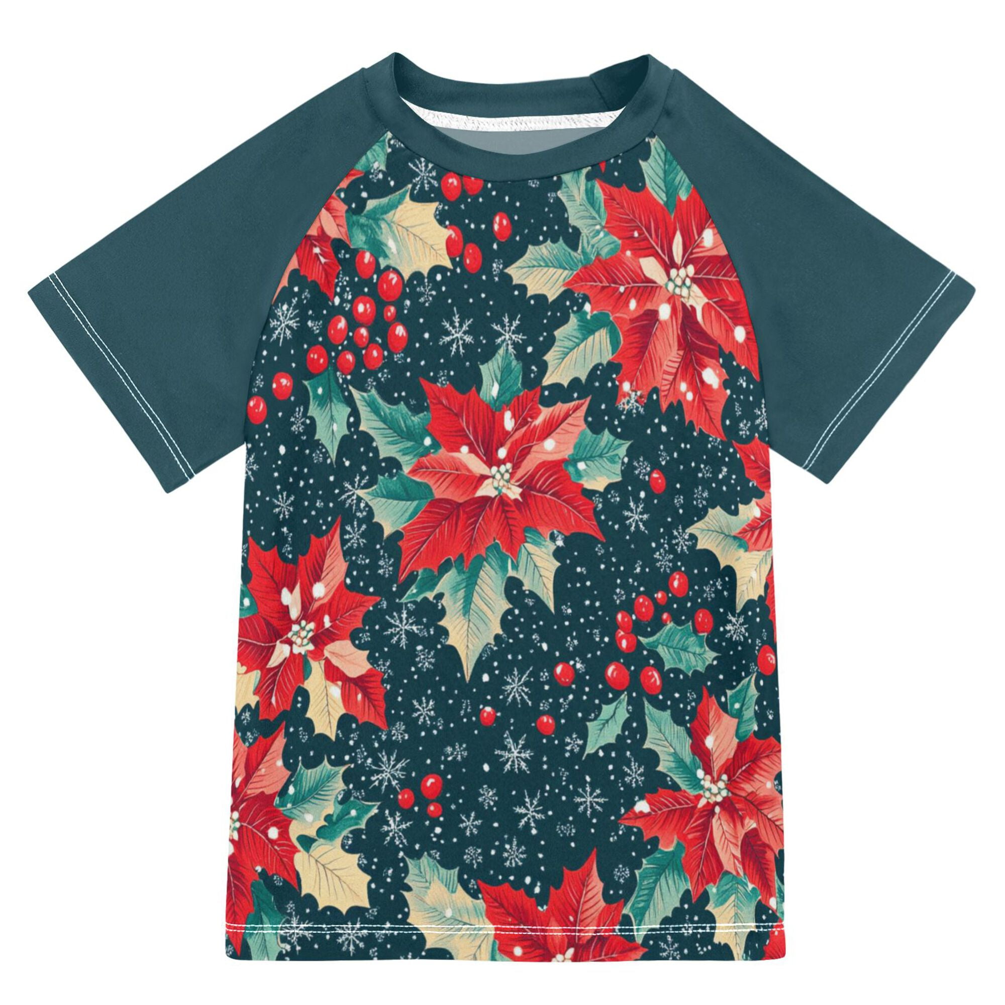 FORMRS Boys Rash Guard with Short Sleeves UPF 50+ Swim Shirts Sizes 3 ...