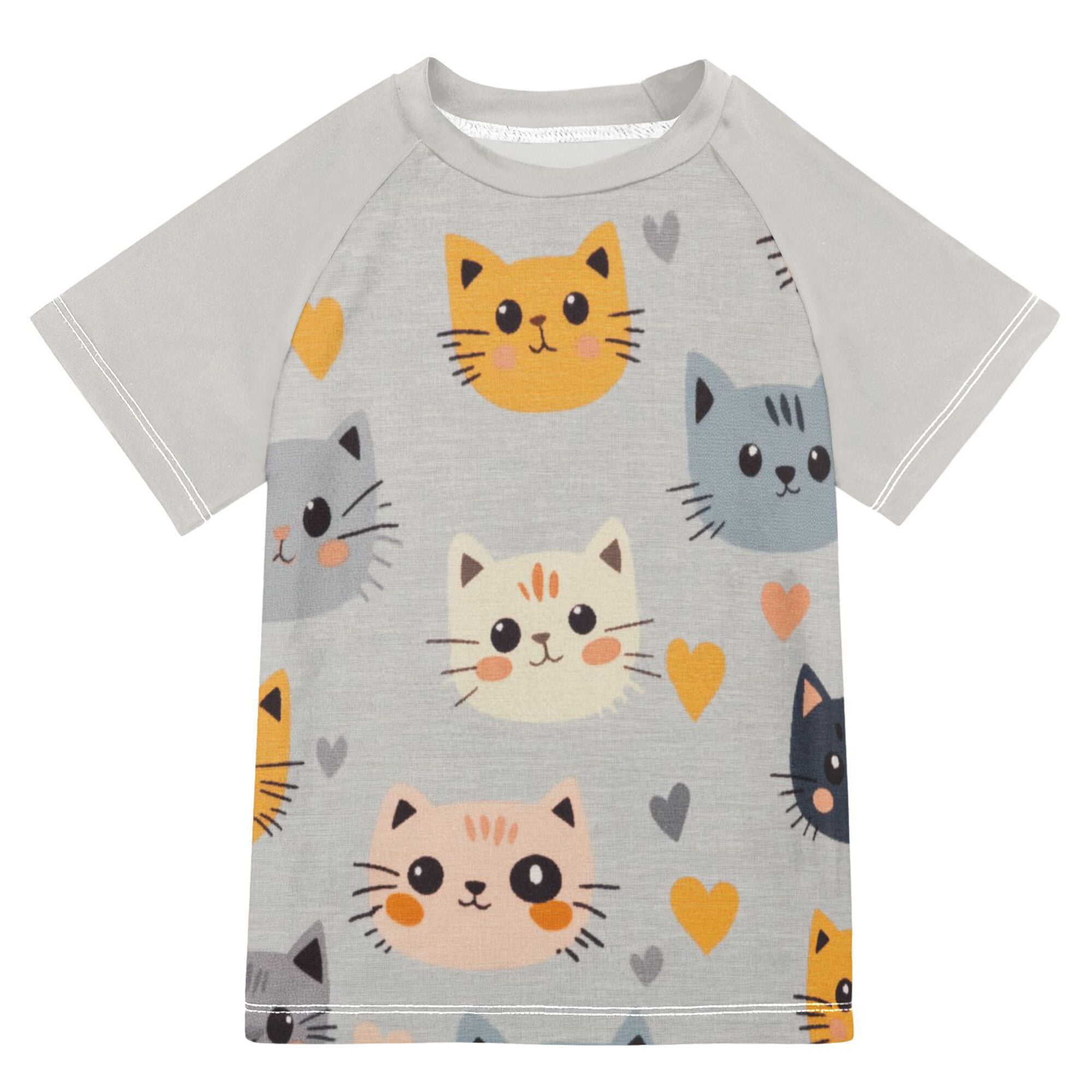 FORMRS Boys Rash Guard with Short Sleeves UPF 50+ Swim Shirts Sizes 3 ...